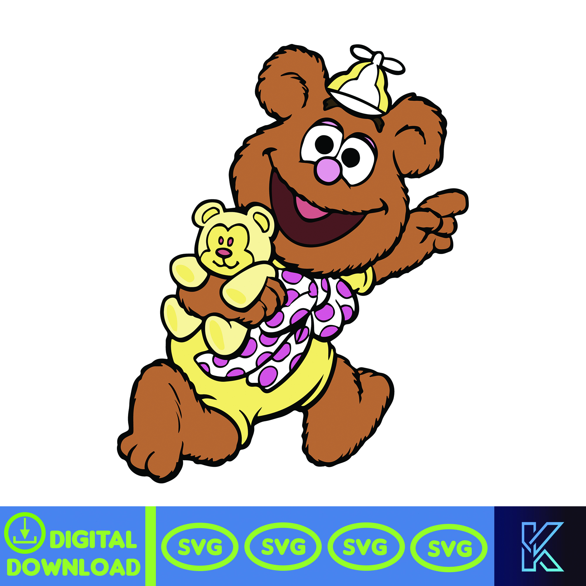 Muppets SVG, Digital download, SVG, PNG, Design, Clipart, Cr | Inspire ...
