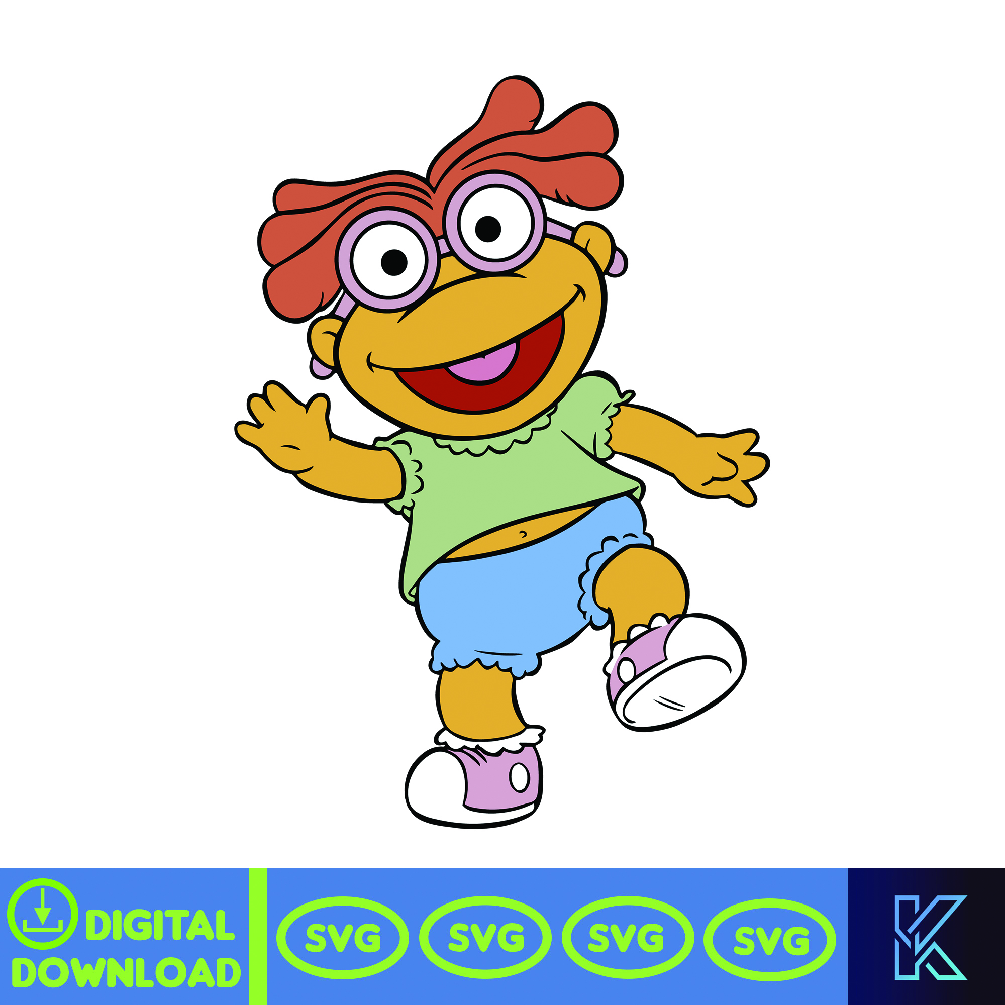 Muppets SVG, Digital download, SVG, PNG, Design, Clipart, Cr | Inspire ...