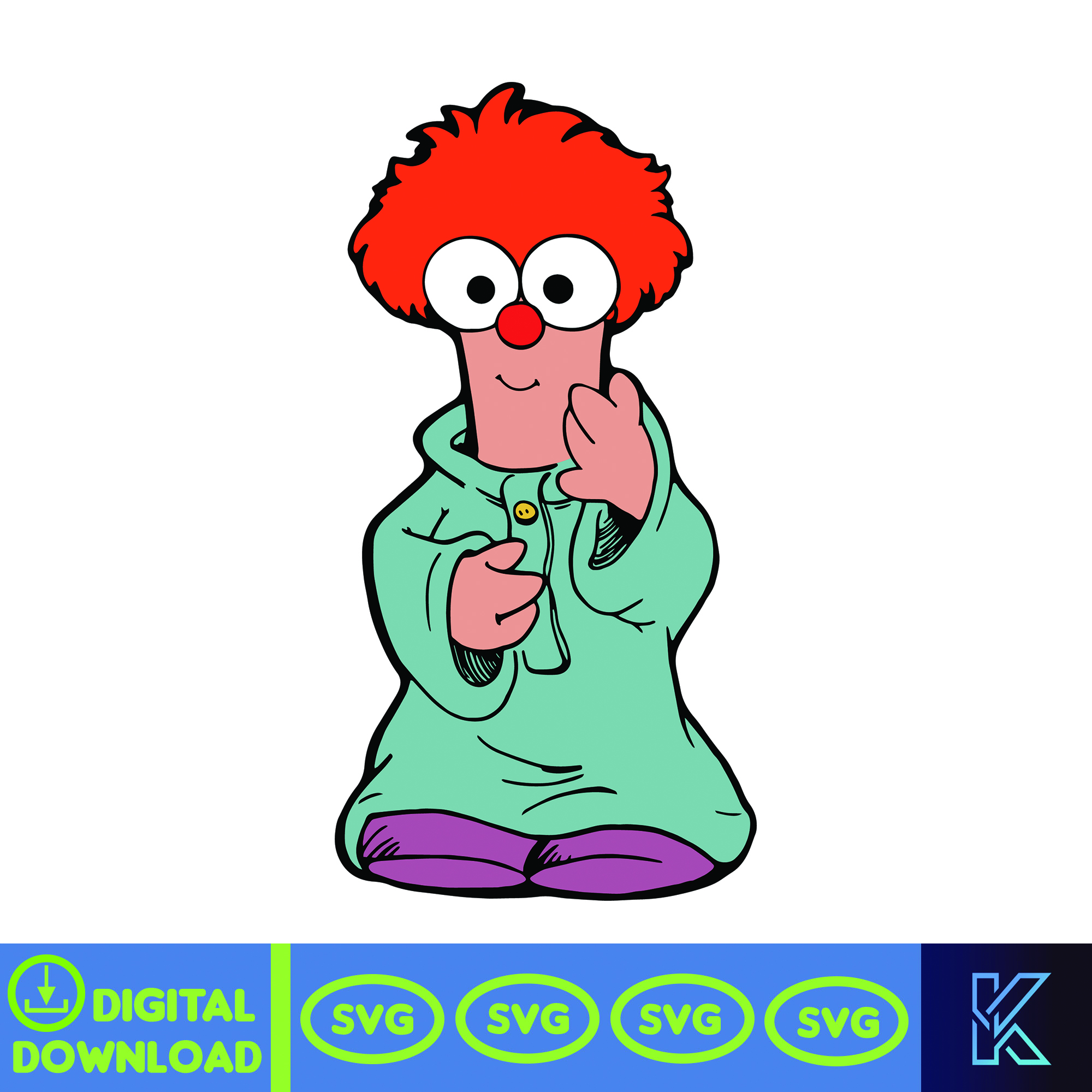Muppets SVG, Digital download, SVG, PNG, Design, Clipart, Cr | Inspire ...