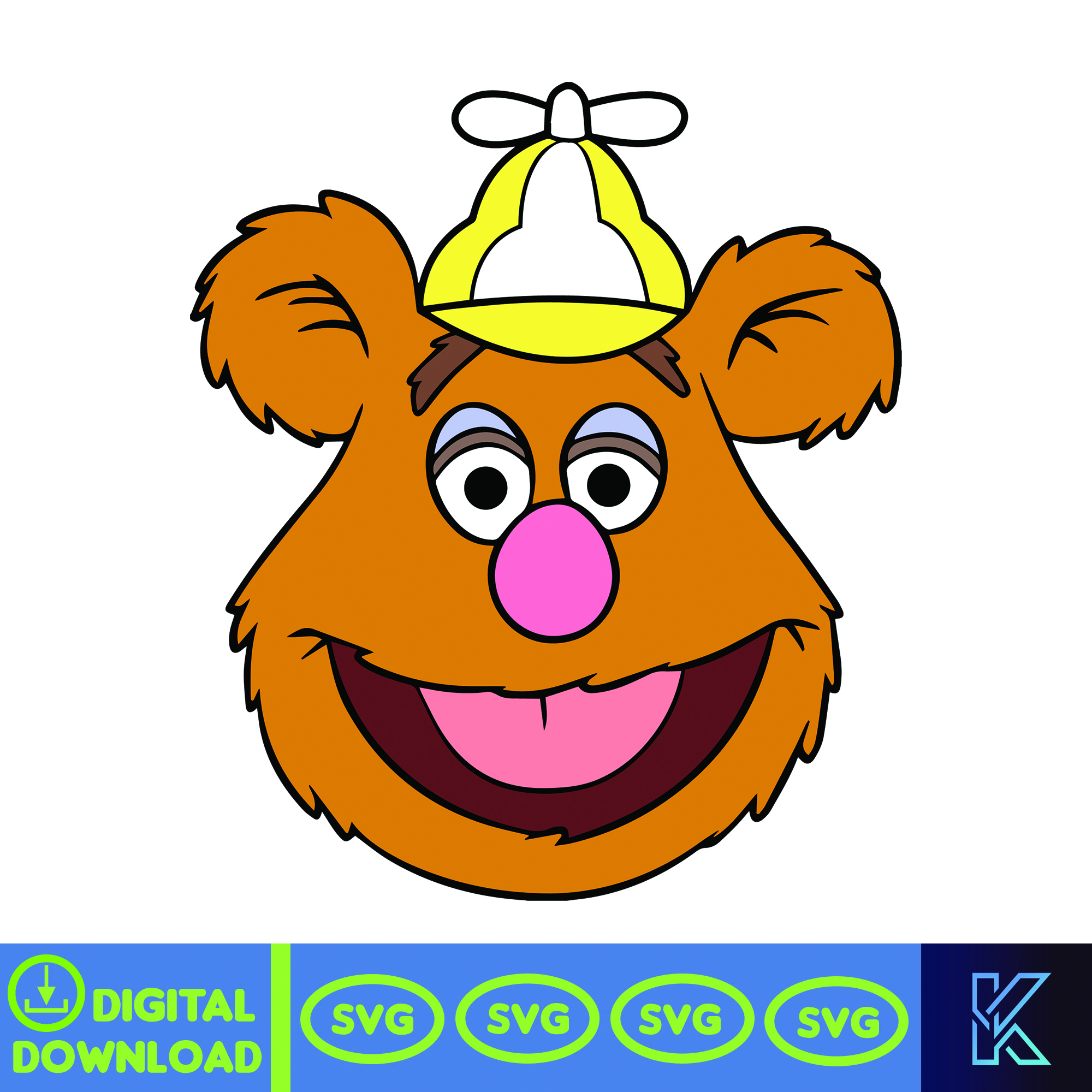 Muppets SVG, Digital download, SVG, PNG, Design, Clipart, Cr - Inspire ...