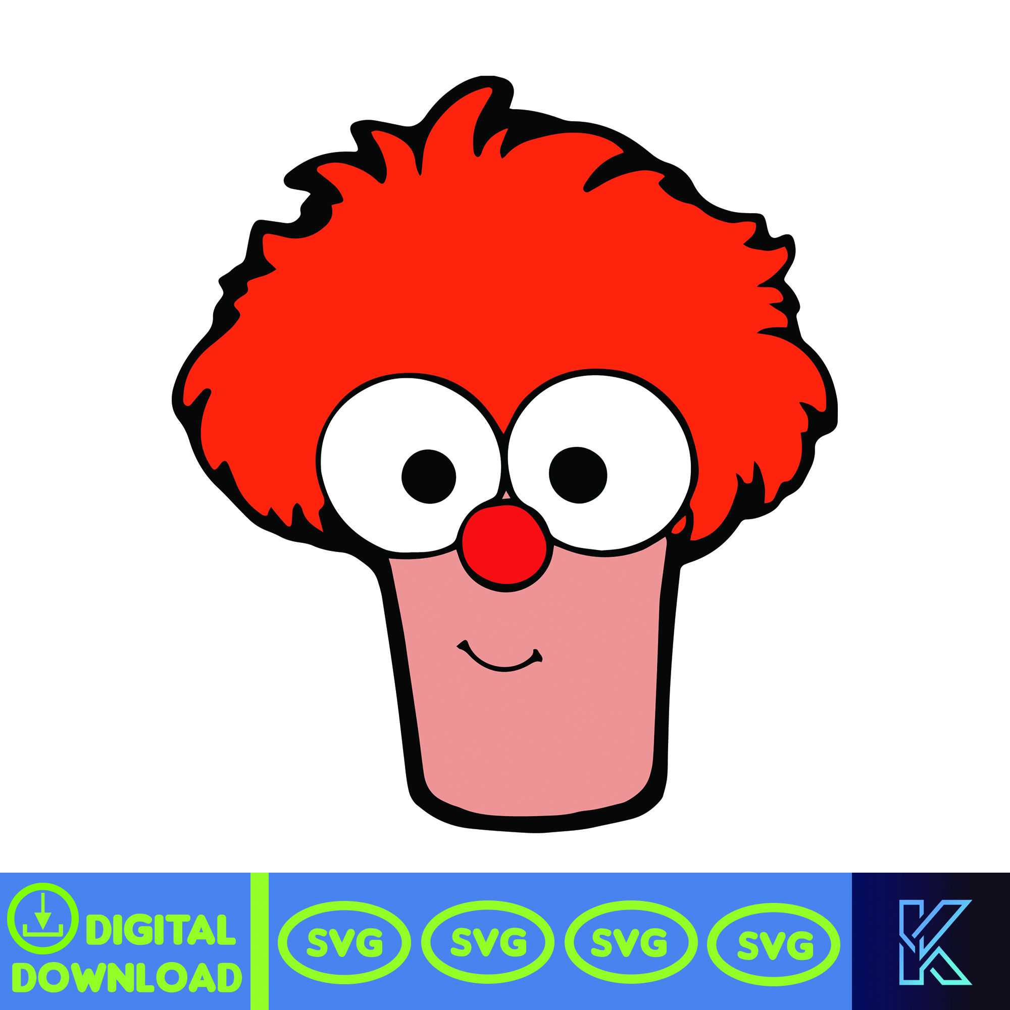 Muppets SVG, Digital download, SVG, PNG, Design, Clipart, Cr - Inspire ...