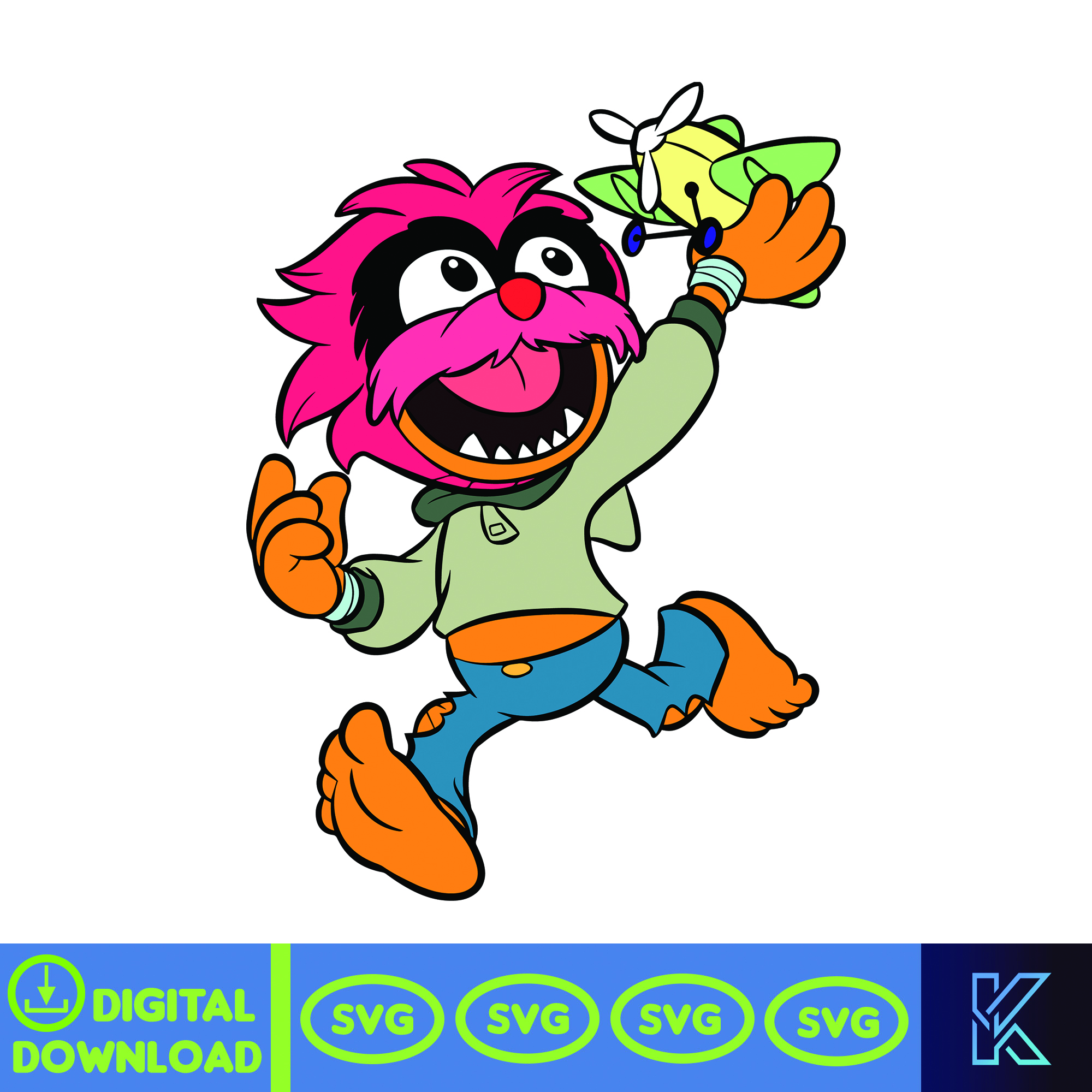 Muppets SVG, Digital download, SVG, PNG, Design, Clipart, Cr | Inspire ...
