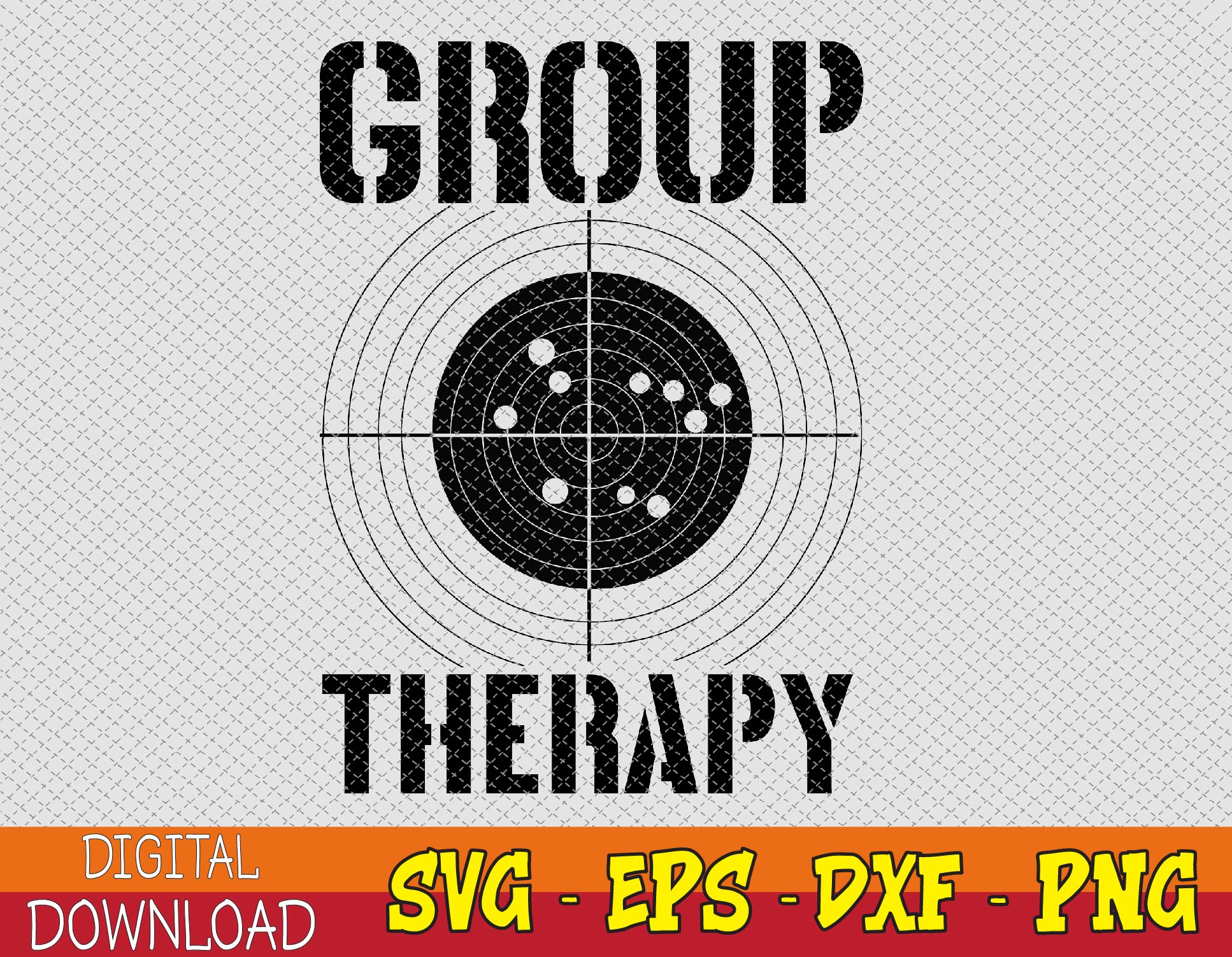 Group Therapy Svg, Eps, Png, Dxf, Digital Download - Inspire Uplift