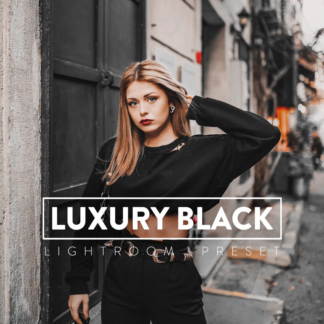 10 LUXURY BLACK Lightroom Mobile and Desktop Presets, Black - Inspire ...