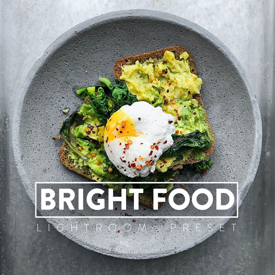 10 BRIGHT FOOD Lightroom mobile and Desktop Preset, Food Pre - Inspire ...