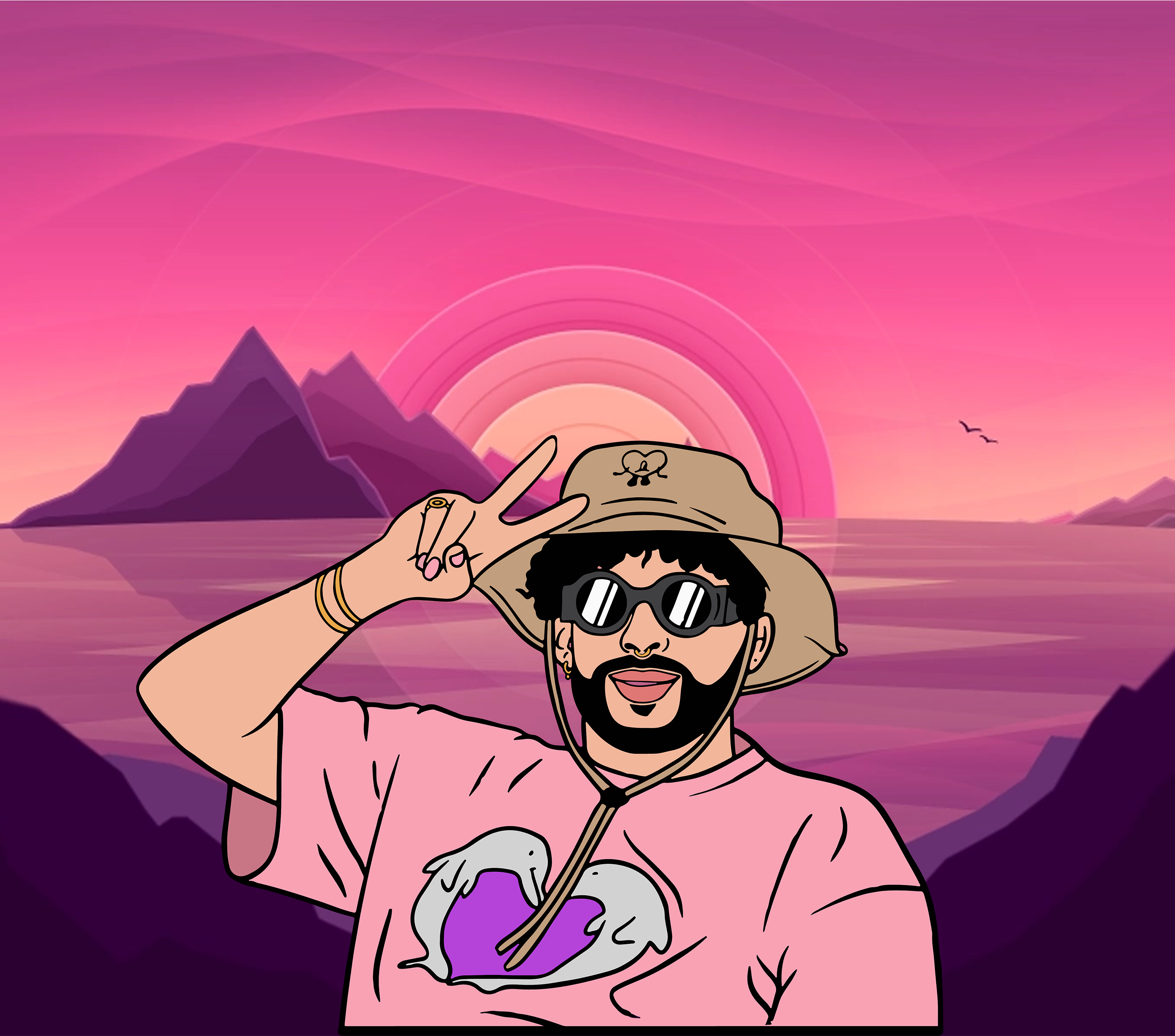 Bad Bunny Bad Bunny Svg Yo Perreo Sola Svg Bad Bunny Log Inspire/bad ...