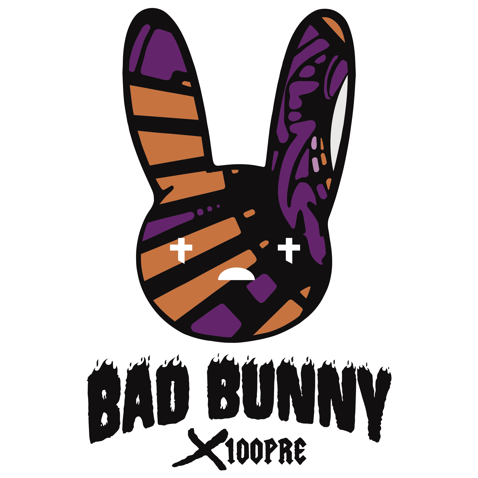 Bad Bunny Bad Bunny Svg Yo Perreo Sola Svg Bad Bunny Logo Inspire