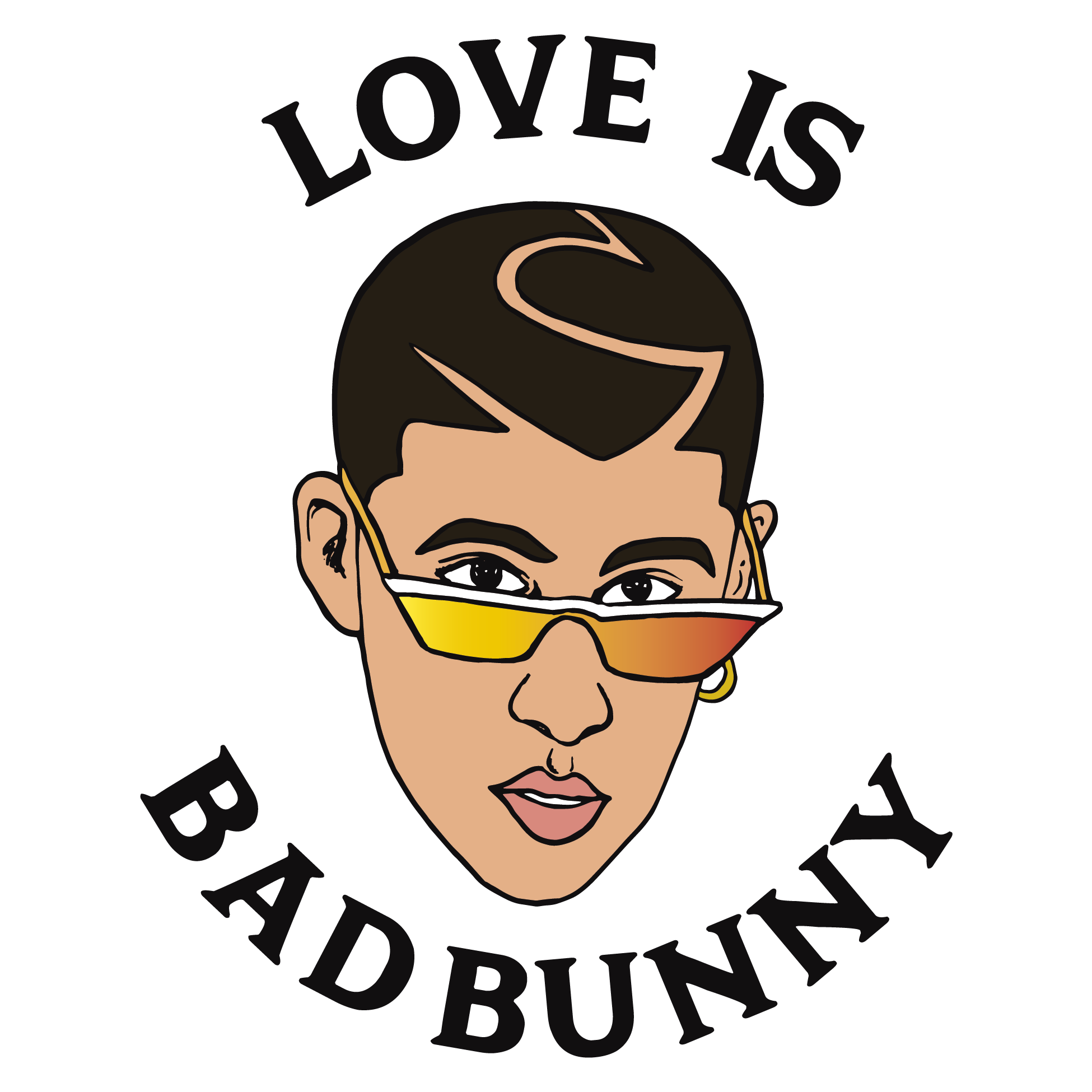 Bad Bunny, Bad Bunny Svg, Yo Perreo Sola Svg, Bad bunny logo - Inspire ...