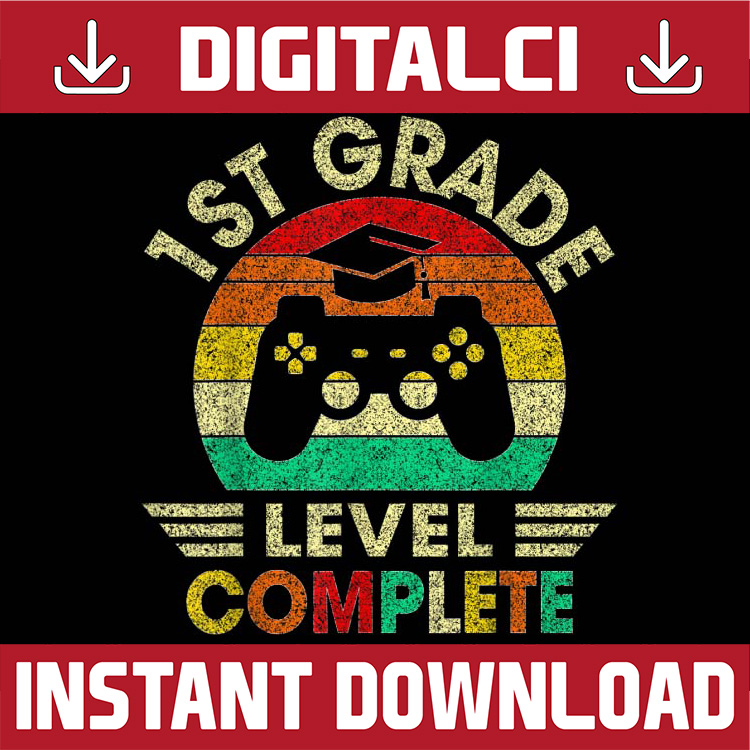 1St Grade Graduation Level Complete Video Games Boy Kids Las | Inspire ...