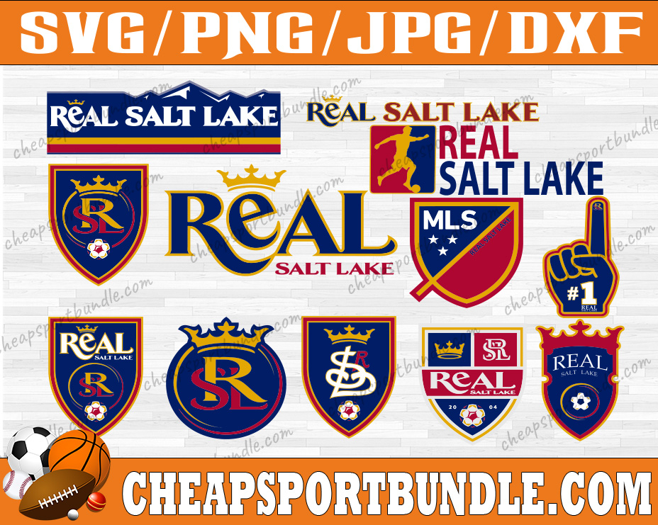Bundle 12 Styles MLS Real Salt Lake Soccer Team svg, Real Sa | Inspire ...