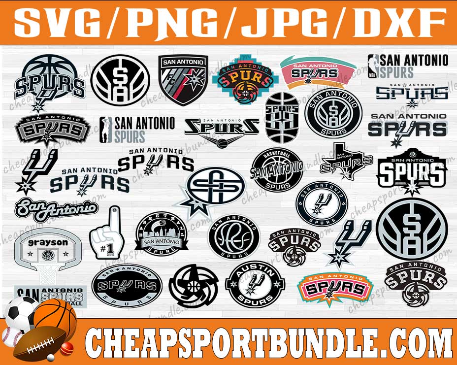 Bundle 35 Files San Antonio Spurs Basketball Team SVG, San A | Inspire ...