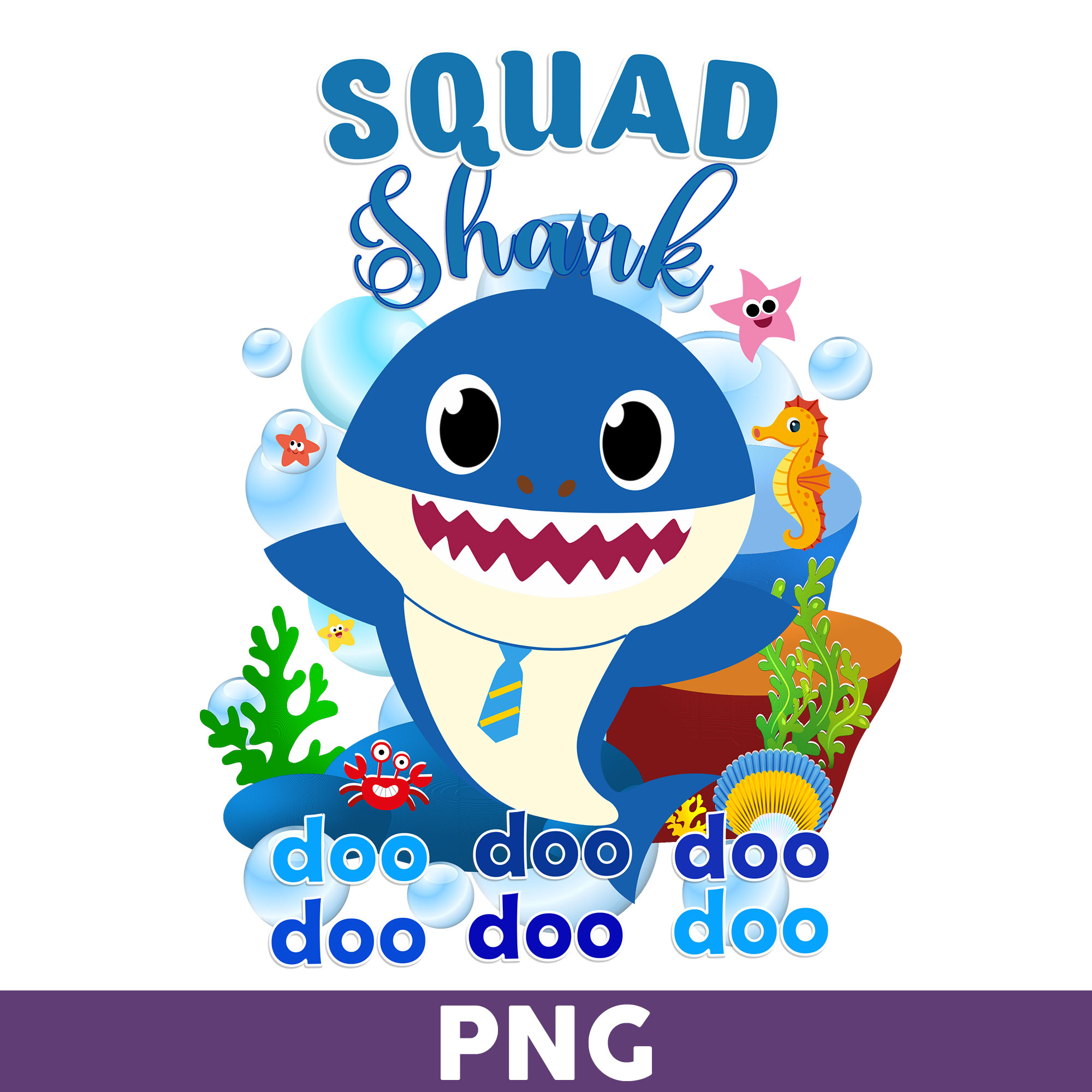 Squad Shark Png, Shark Png, Shark Birthday Png, Shark Party | Inspire ...