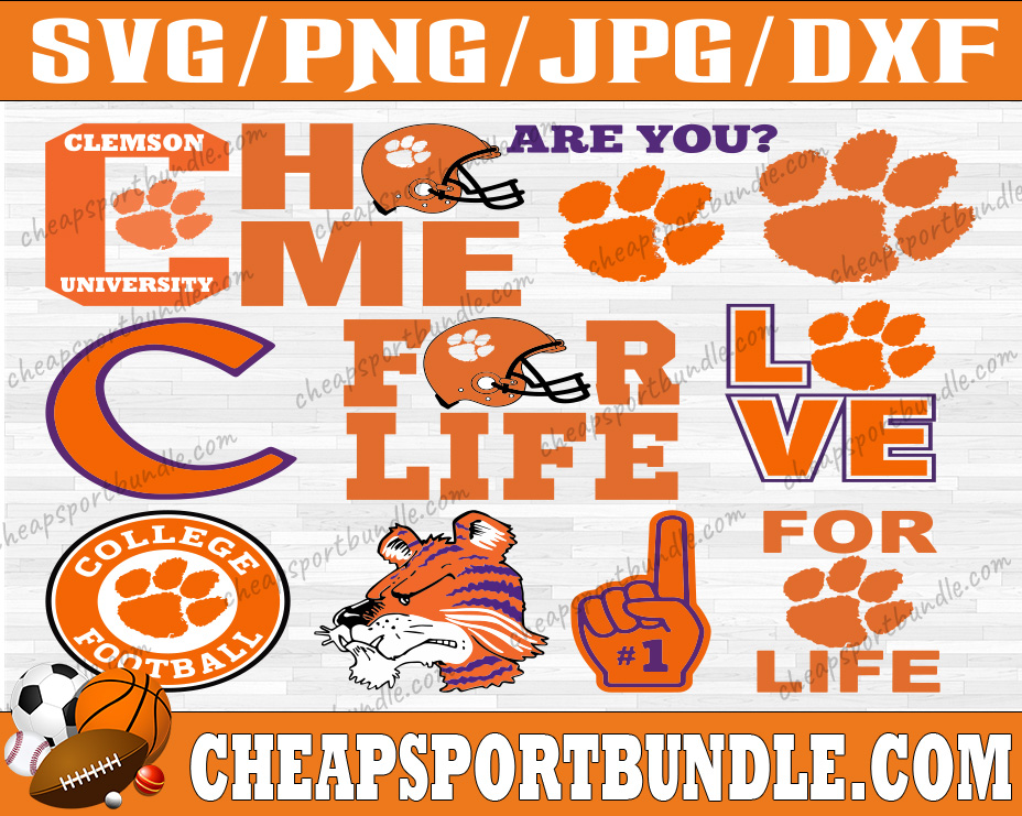 Bundle 11 Files Clemson Tigers Football Team Svg Clemson Ti Inspire