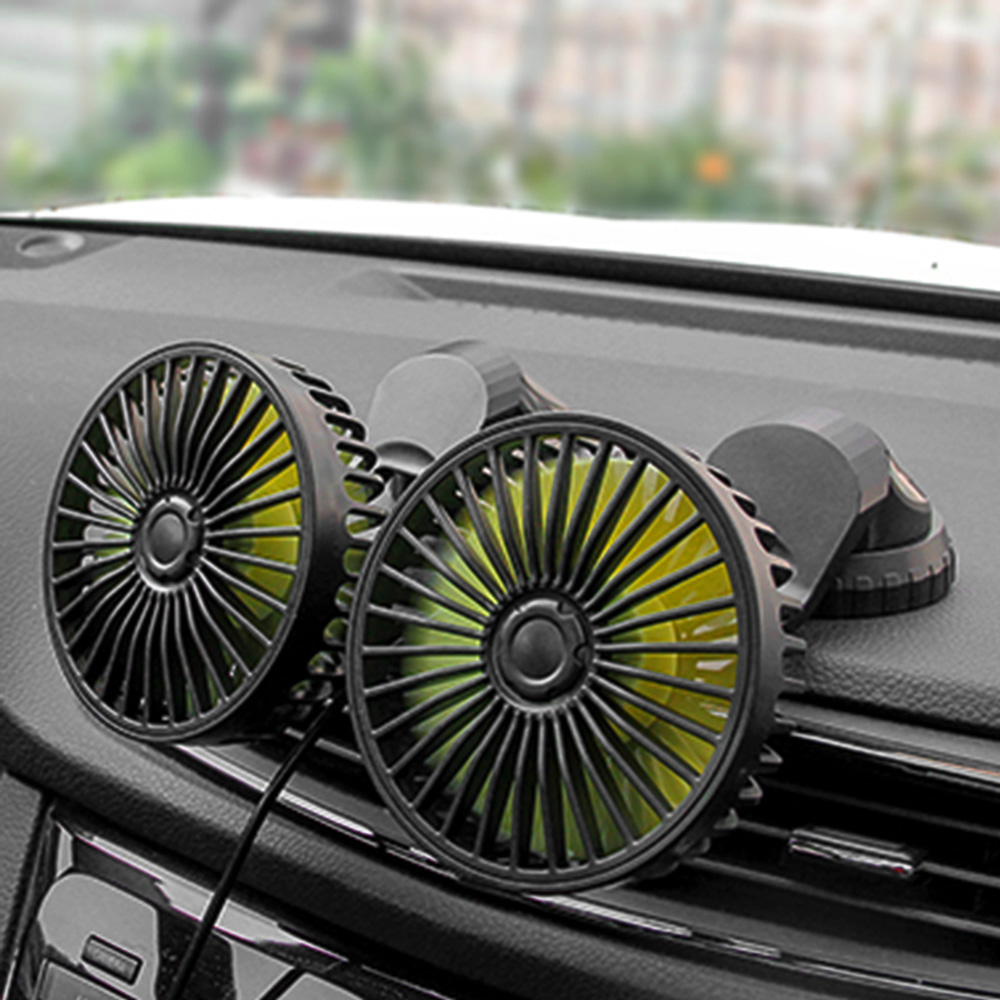 3 Speed 360° Car Cooling Dual Fan | Inspire Uplift