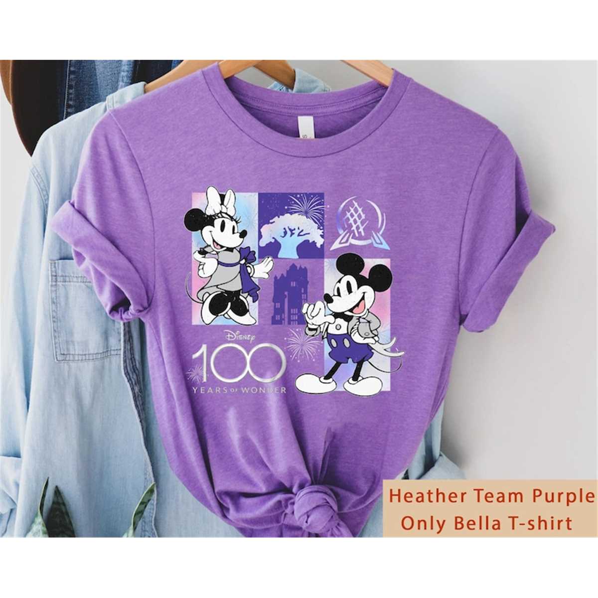 Disney 100 Years Of Wonder Mickey and Minnie Shirt / Walt Di | Inspire ...