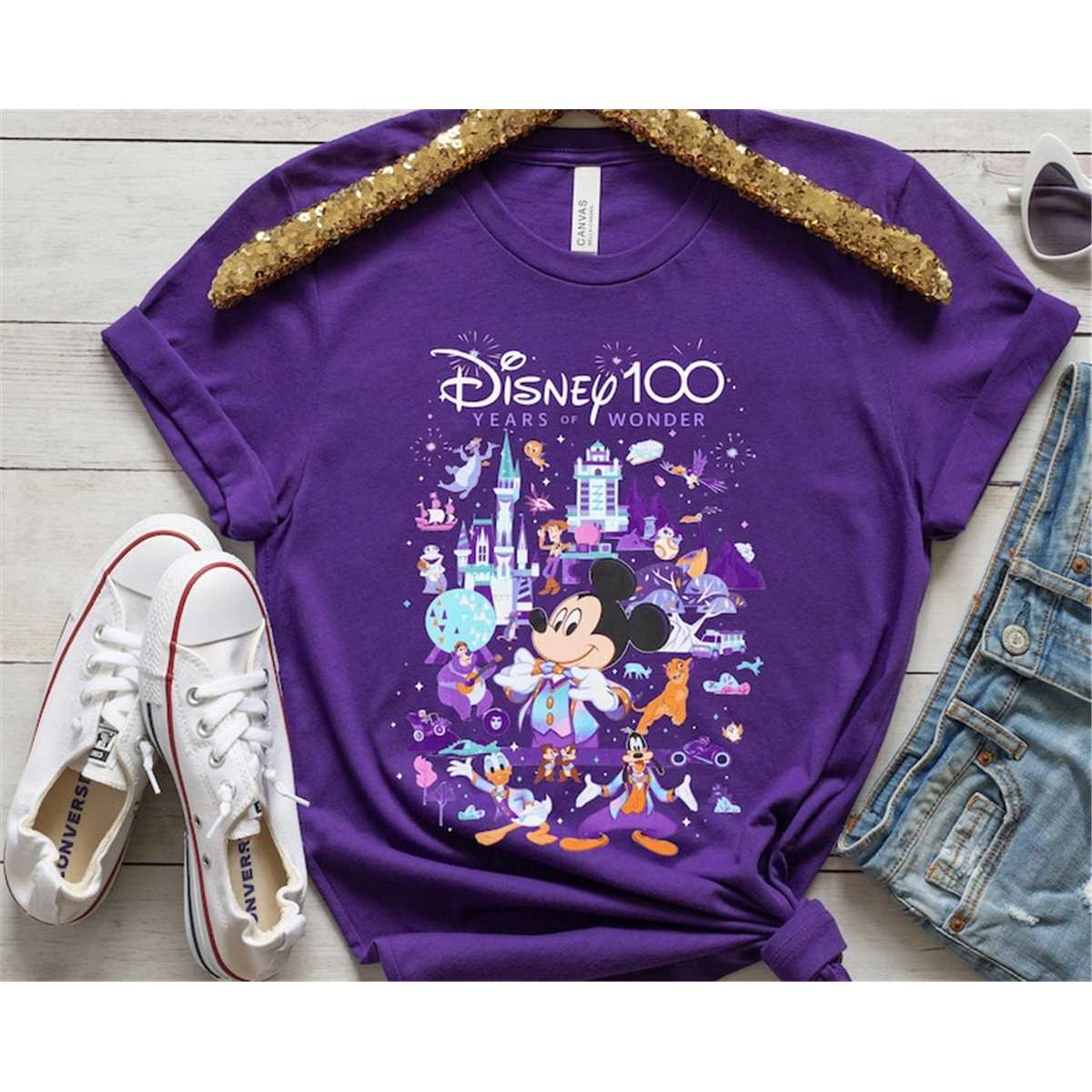 Disney 100 Years Of Wonder Mickey and Friends Shirt / Disney | Inspire ...