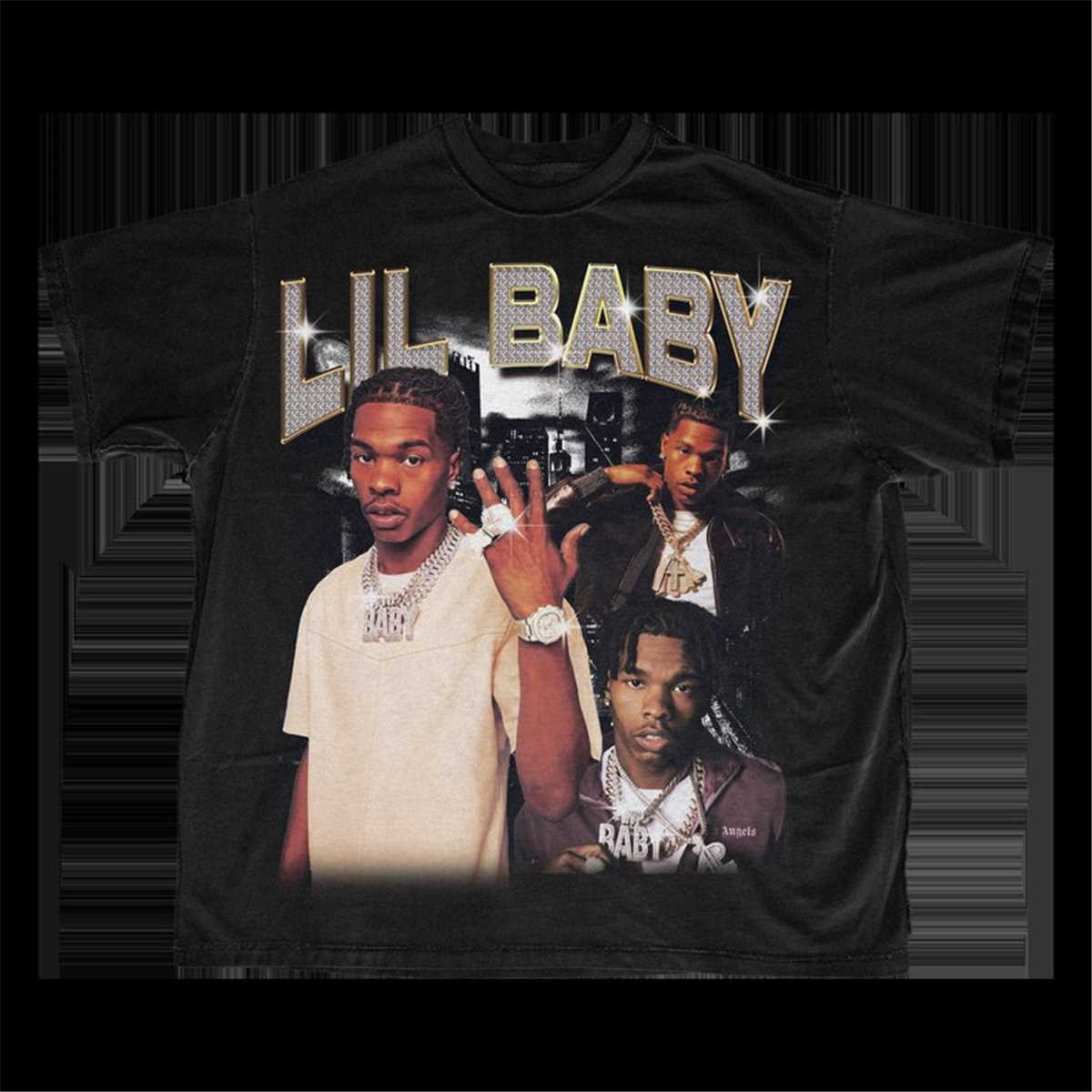 Lil Baby Classic Vintage Bootleg Rap T Shirt Famous Rapper V | Inspire ...