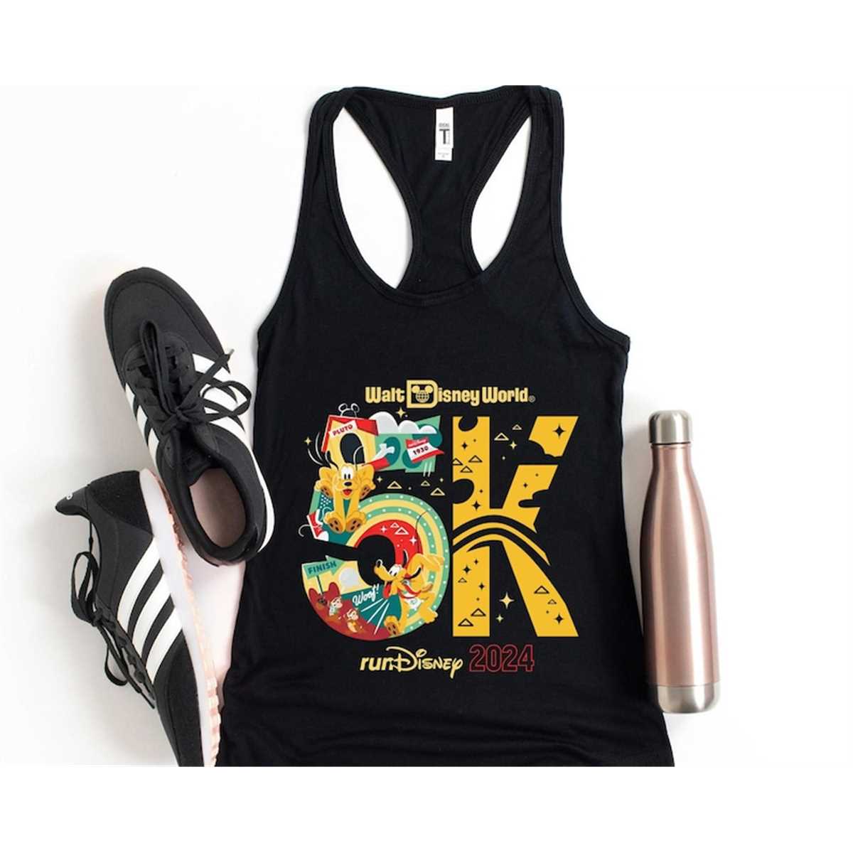 runDisney Pluto 5K Running Tank Top / Disney Marathon Weeken | Inspire ...