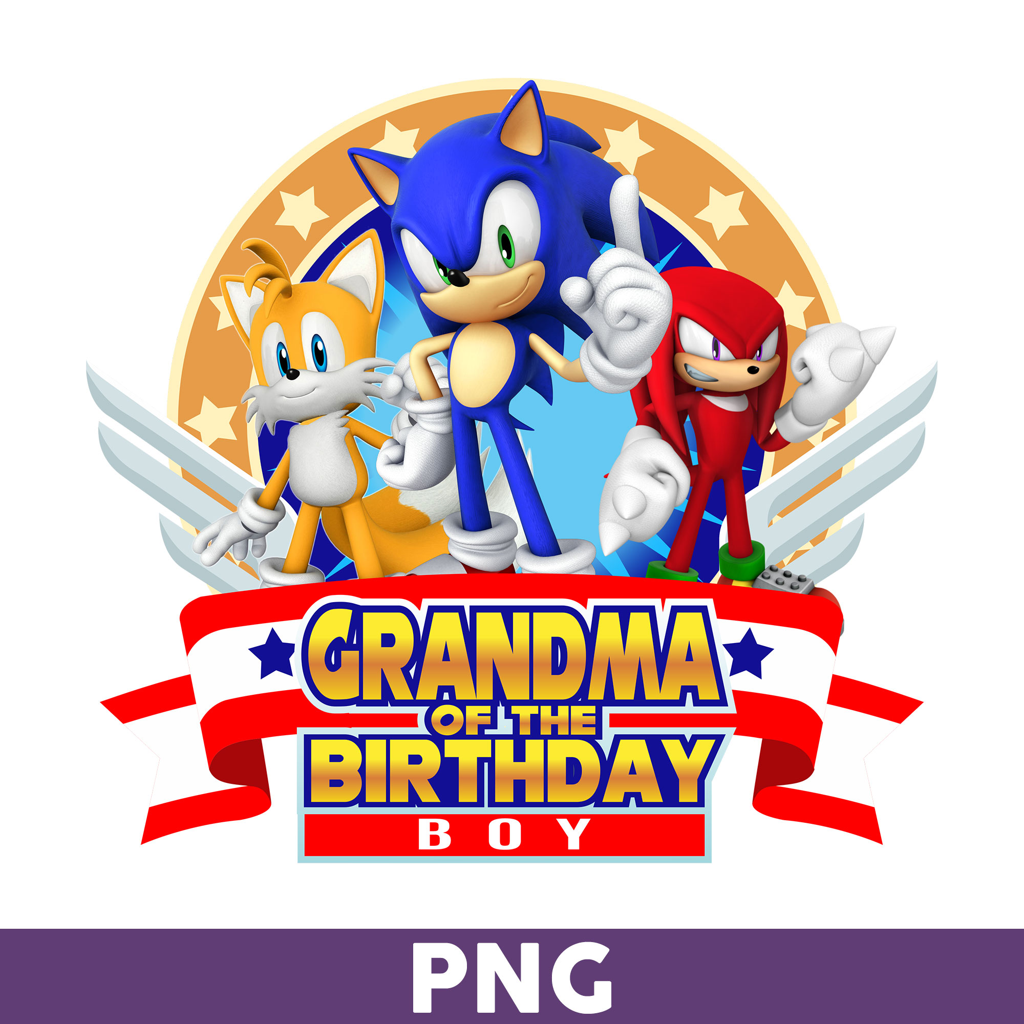 Sonic Grandma Of The Birthday Boy Png, Sonic The Hedgehogs P | Inspire ...