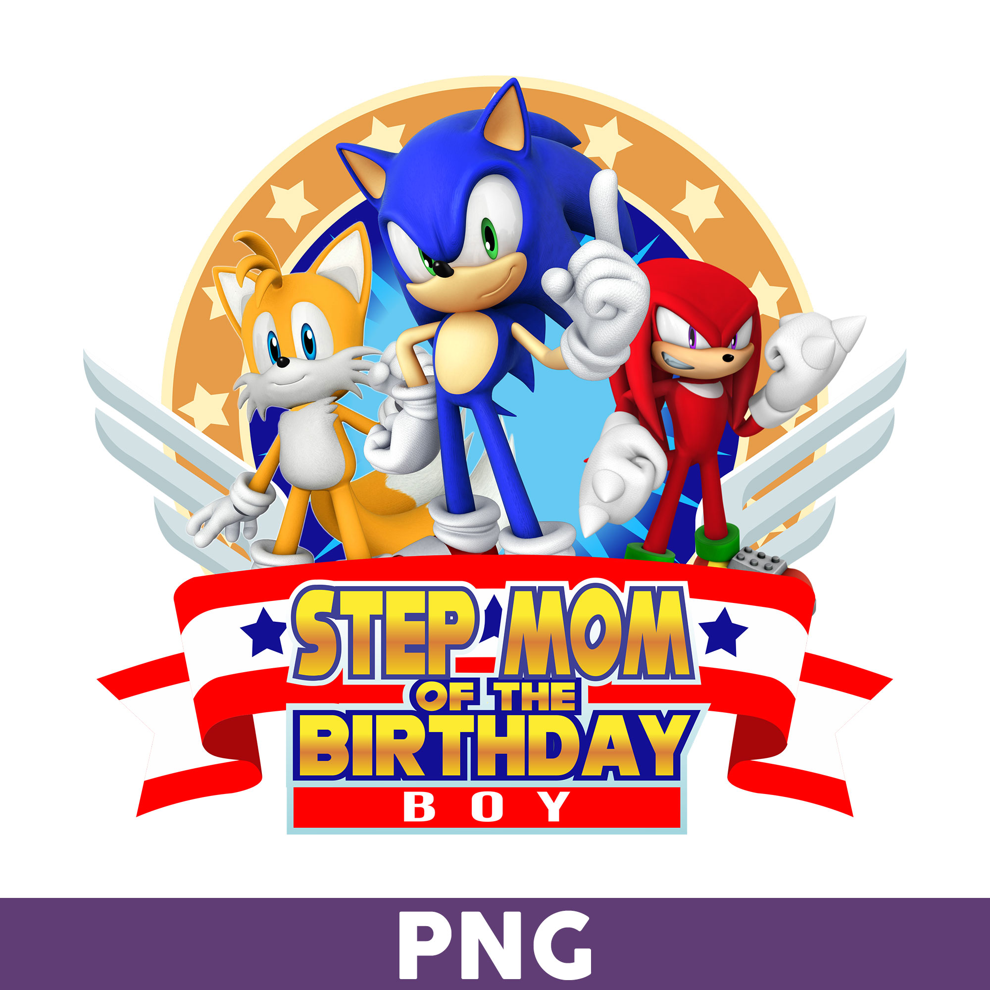 Sonic Step Mom Of The Birthday Boy Png, Sonic The Hedgehogs | Inspire ...