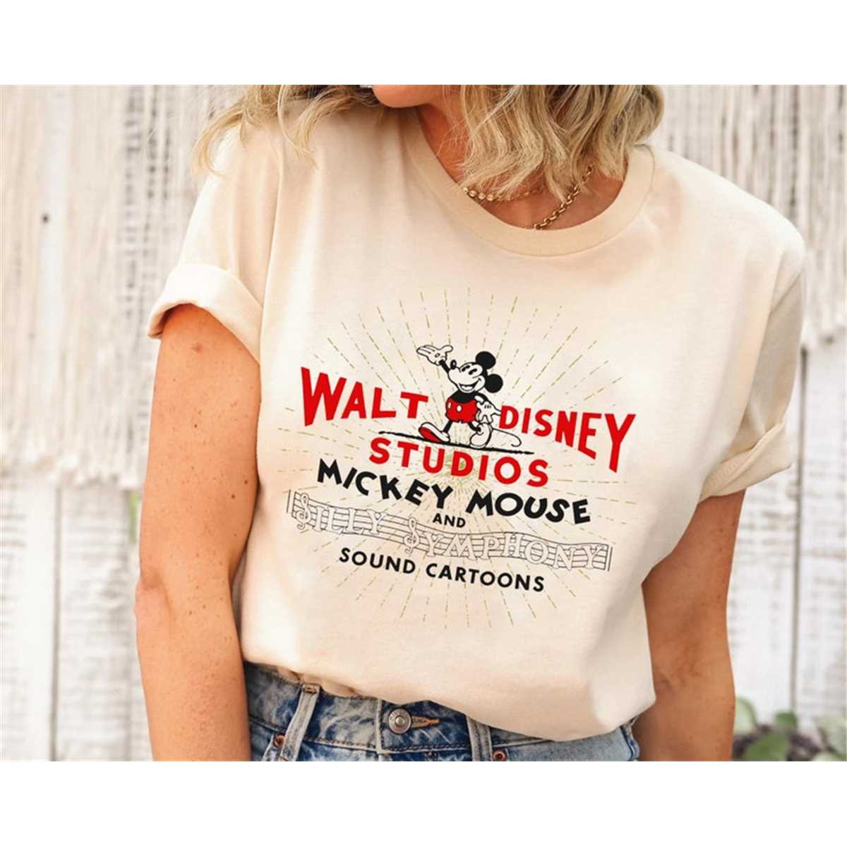 Mickey Mouse Silly Symphony Shirt / Walt Disney Studios T-sh - Inspire ...