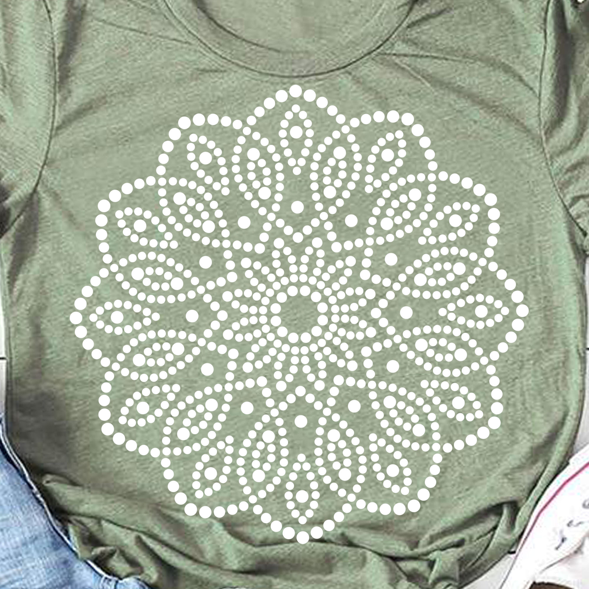 Mandala svg graphic arts Points, dots | Inspire Uplift