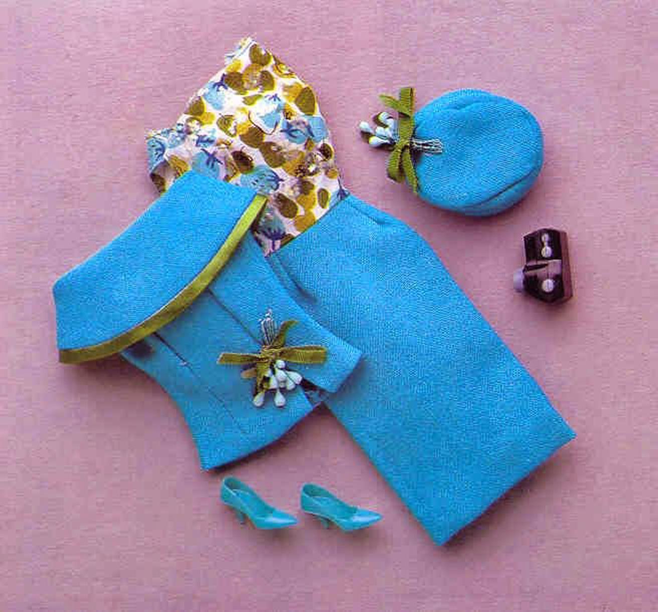 Vintage Barbie jacket pattern Barbie doll dress pattern Barb - Inspire ...