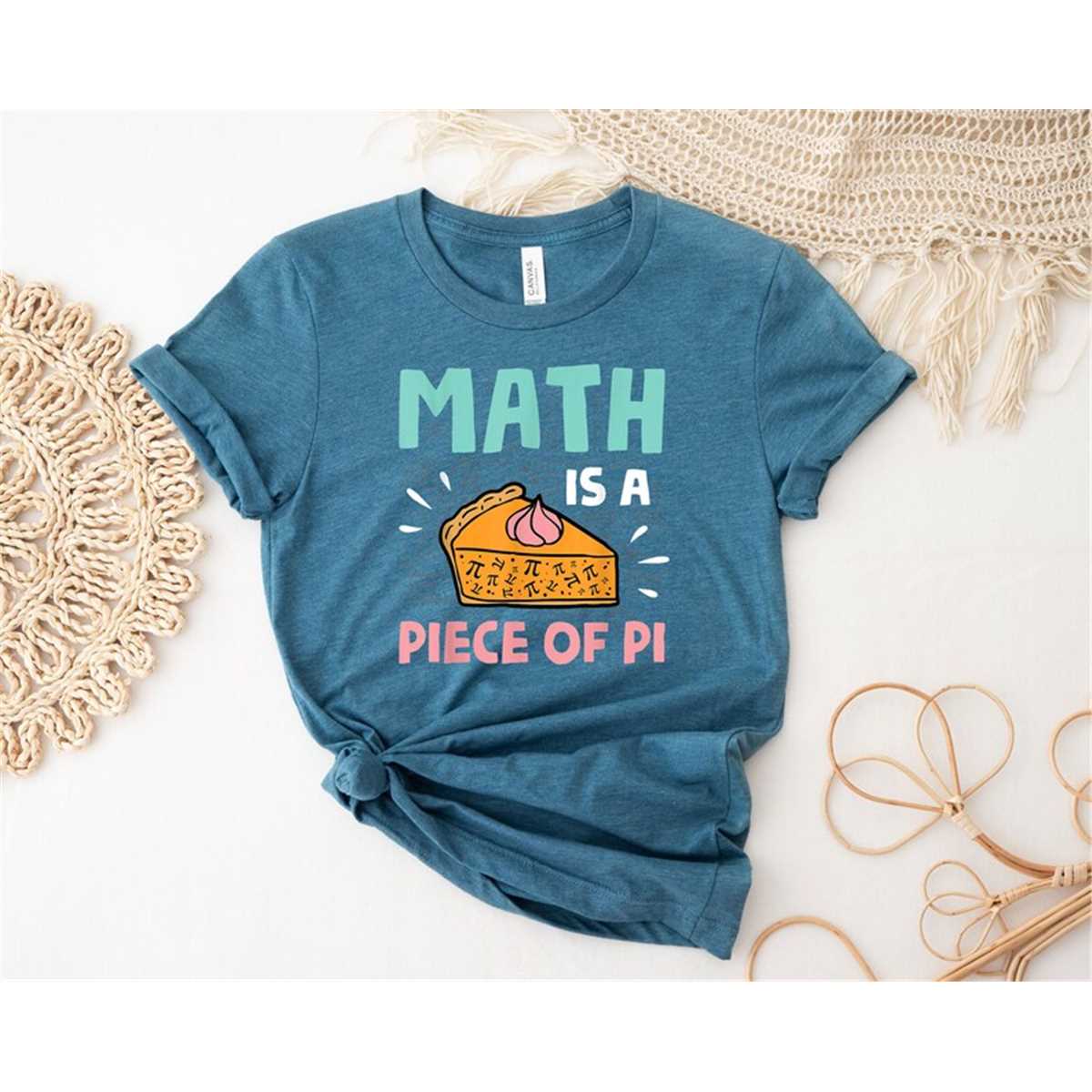 Math Is A Piece Of Pi Shirt, Happy Pi Day Shirt, Funny Math | Inspire ...