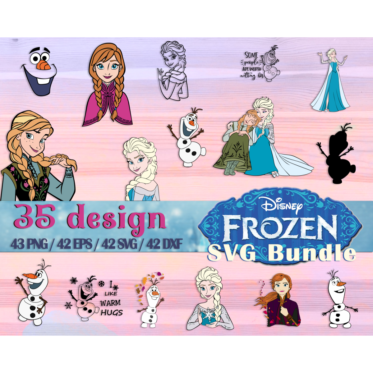 Disney Frozen SVG Bundle | Inspire Uplift