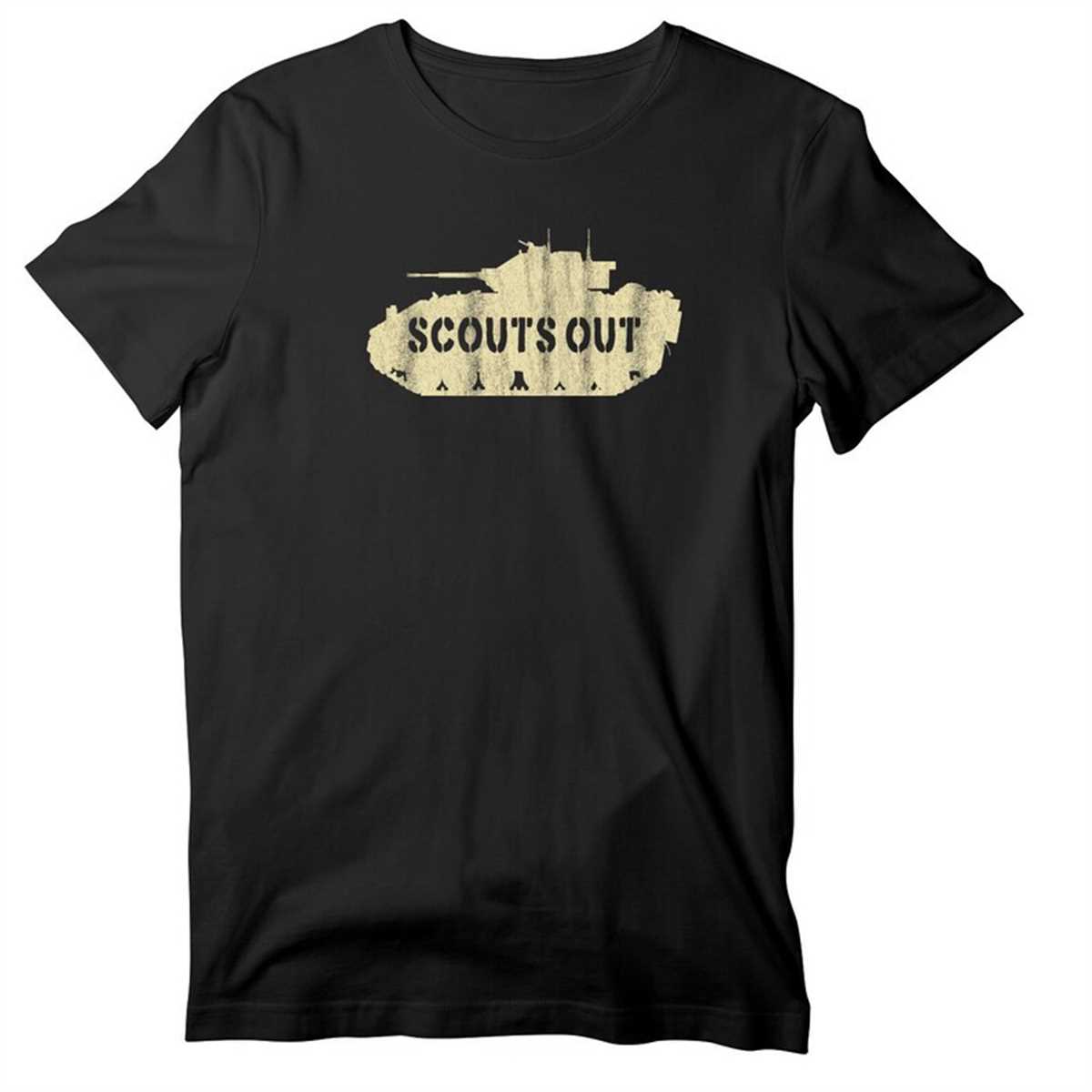 Scouts Out Cavalry Bradley Fighting Vehicle Tank Unisex Shor | Inspire ...