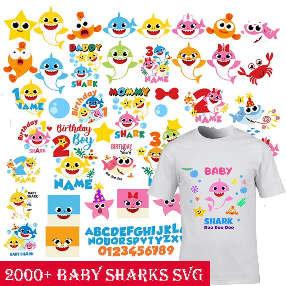 2000 Baby shark svg, Baby shark cricut svg, Baby shark clip | Inspire ...