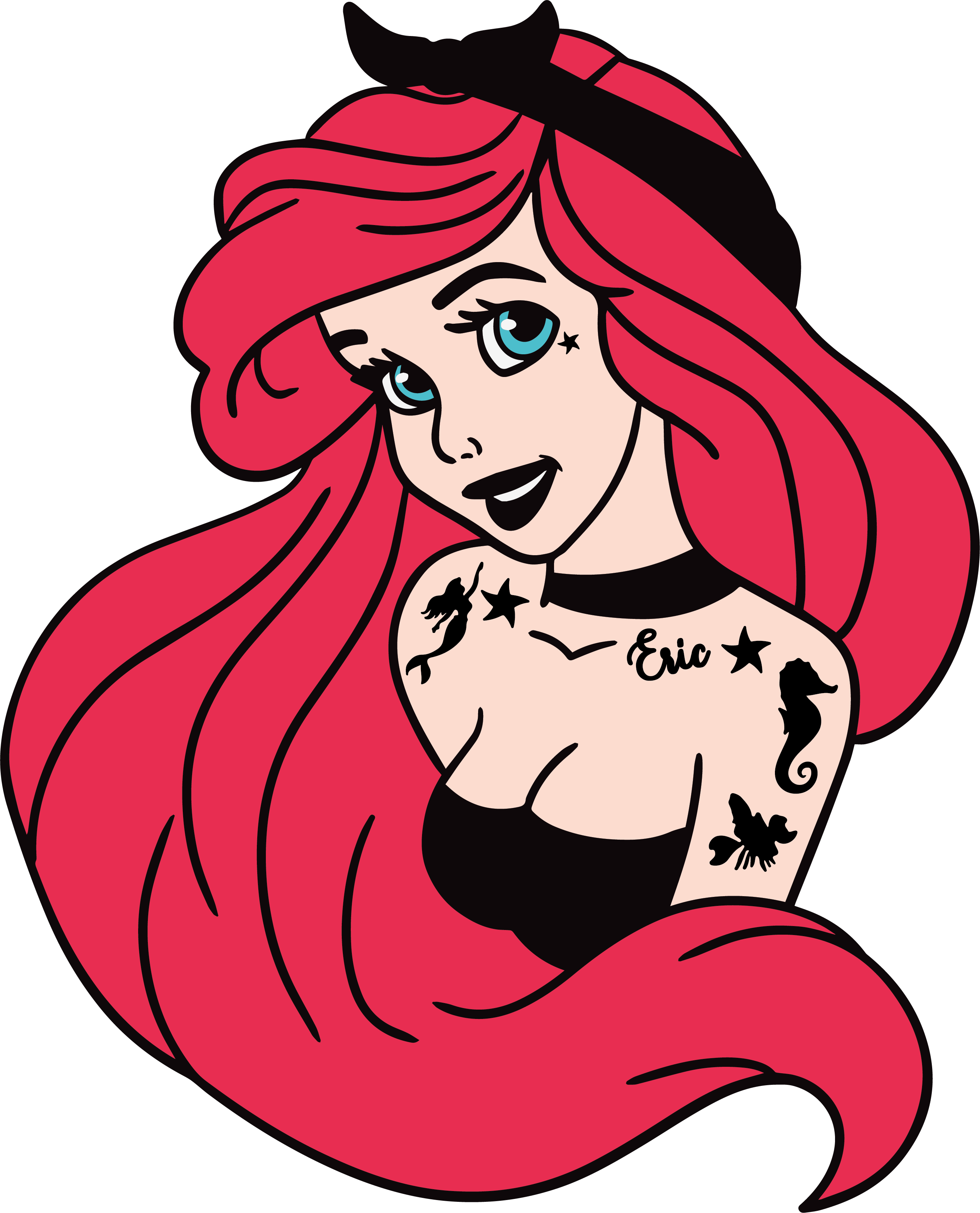 Ariel svg, Ariel clipart, Ariel Cut file, Mermaid svg,The Li - Inspire ...