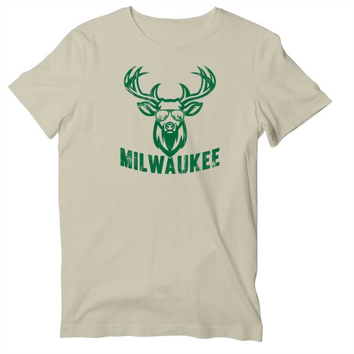 Cool Vintage Buck of Milwaukee T-Shirt, Milwaukee Skyline Ba | Inspire ...
