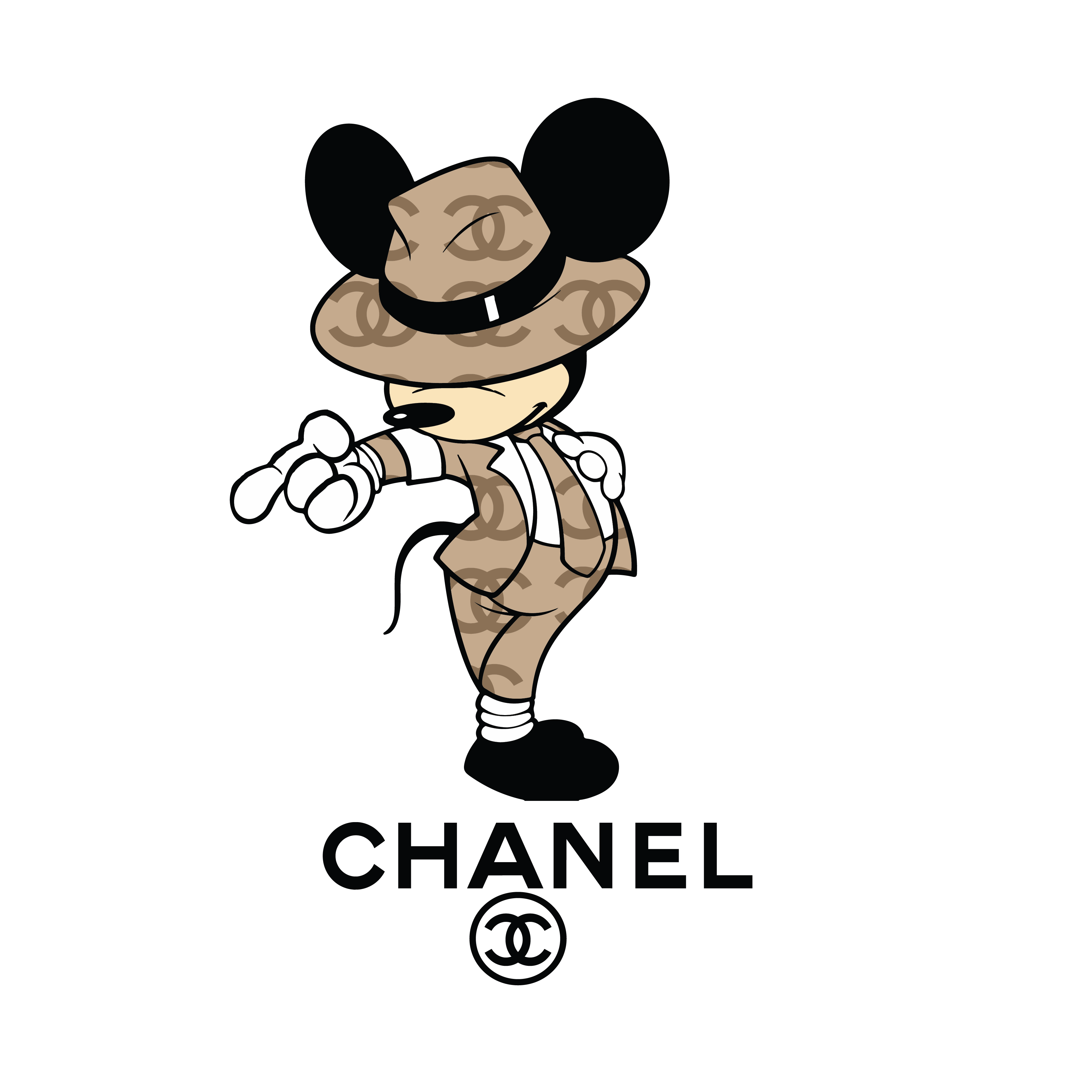 Mickey Mouse Chanel fashion Svg, Chanel brand Logo Svg, Chan - Inspire ...