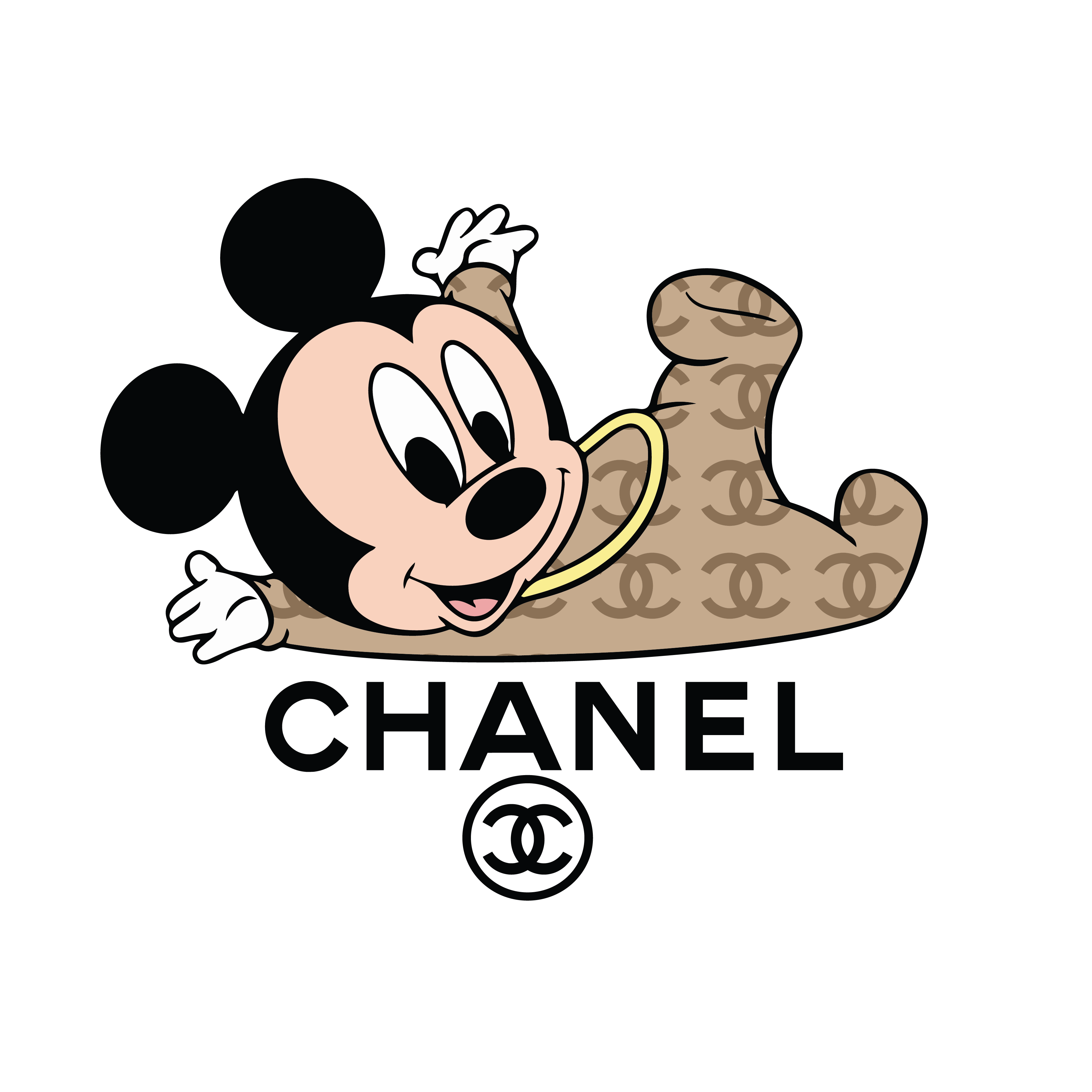 Mickey Mouse Chanel fashion Svg, Chanel brand Logo Svg, Chan - Inspire ...