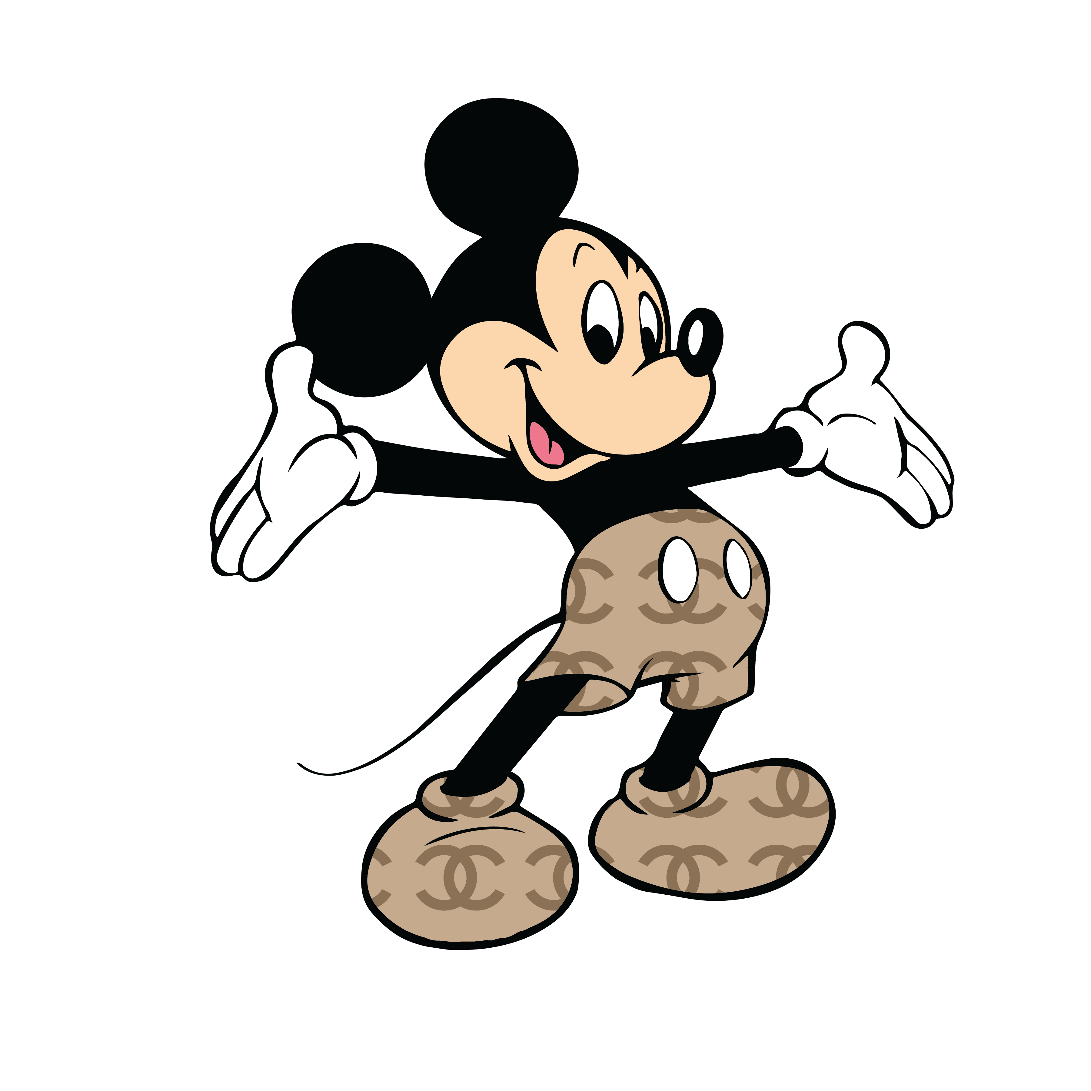 Mickey Mouse Chanel fashion Svg, Chanel brand Logo Svg, Chan - Inspire ...