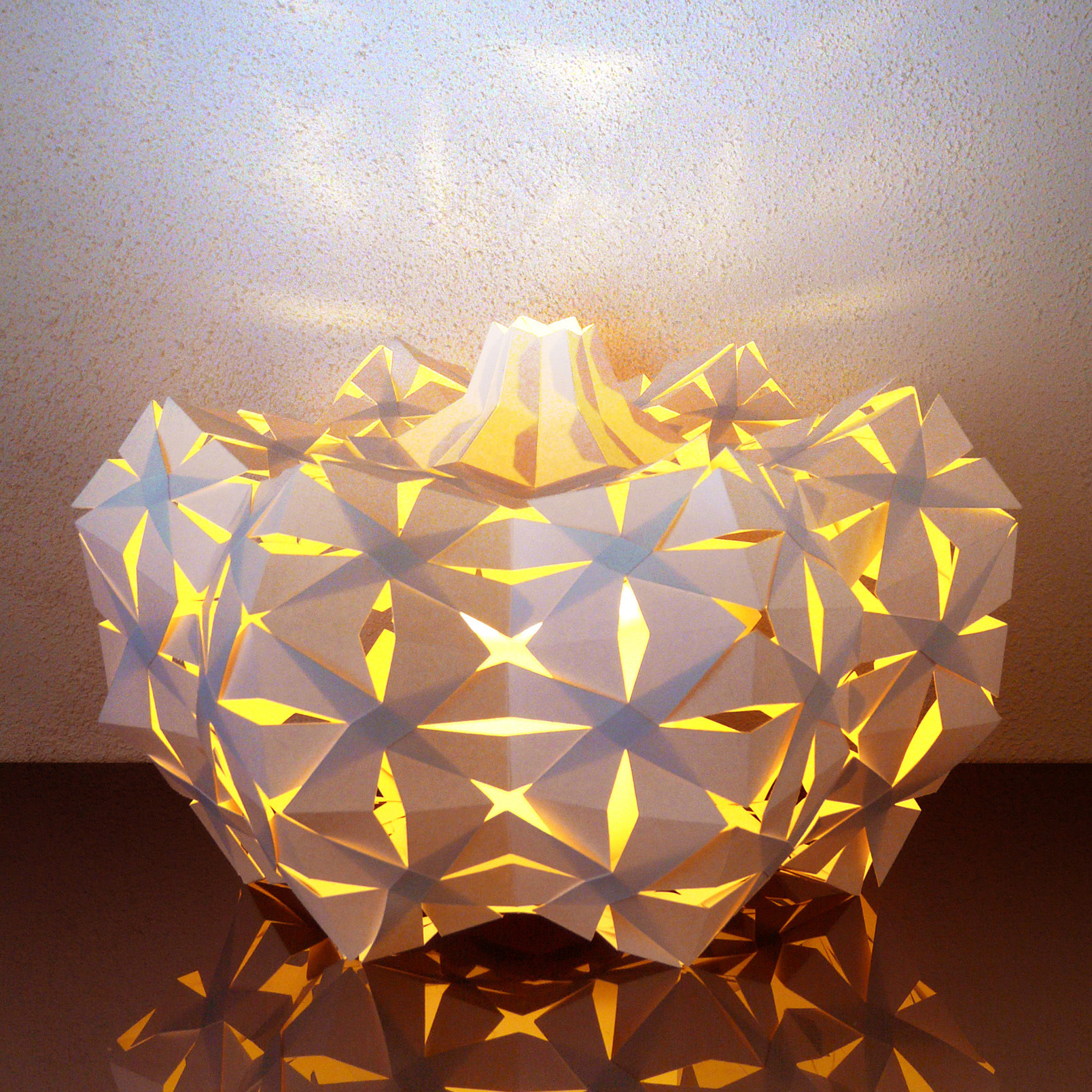 Papercraft Pumpkin Lamp PDF DXF Templates | Inspire Uplift