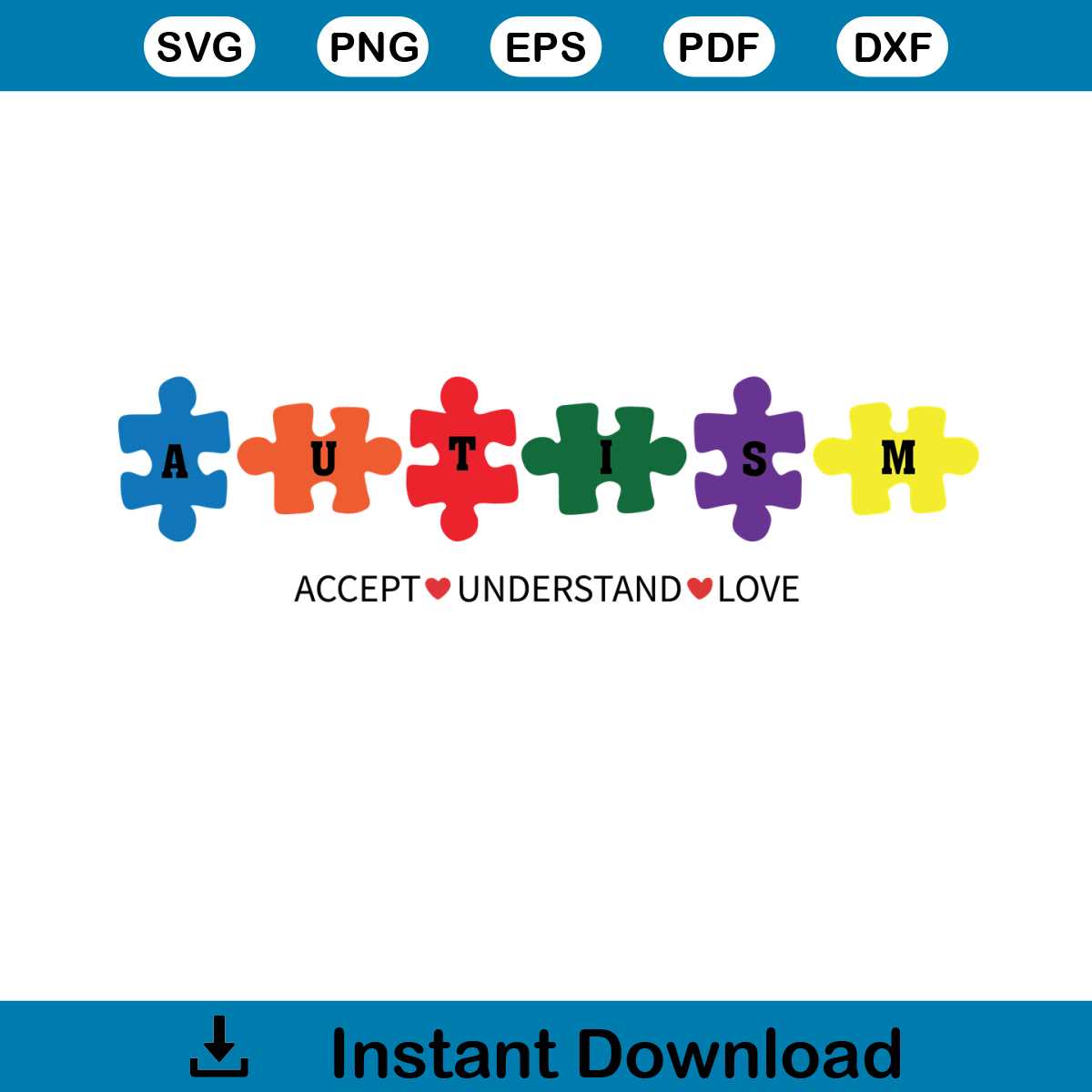 Autism Awareness SVG Autism Support SVG Cricut For Files Des - Inspire ...