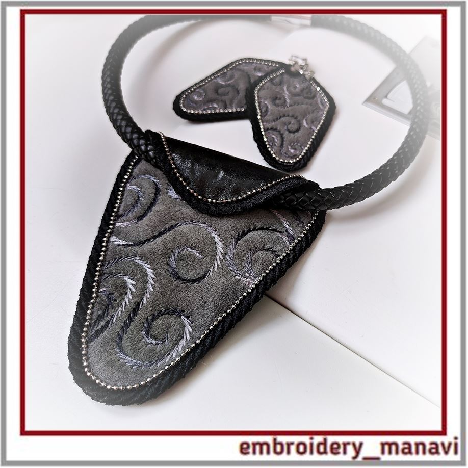 In the hoop machine embroidery design jewelry set | Inspire Uplift