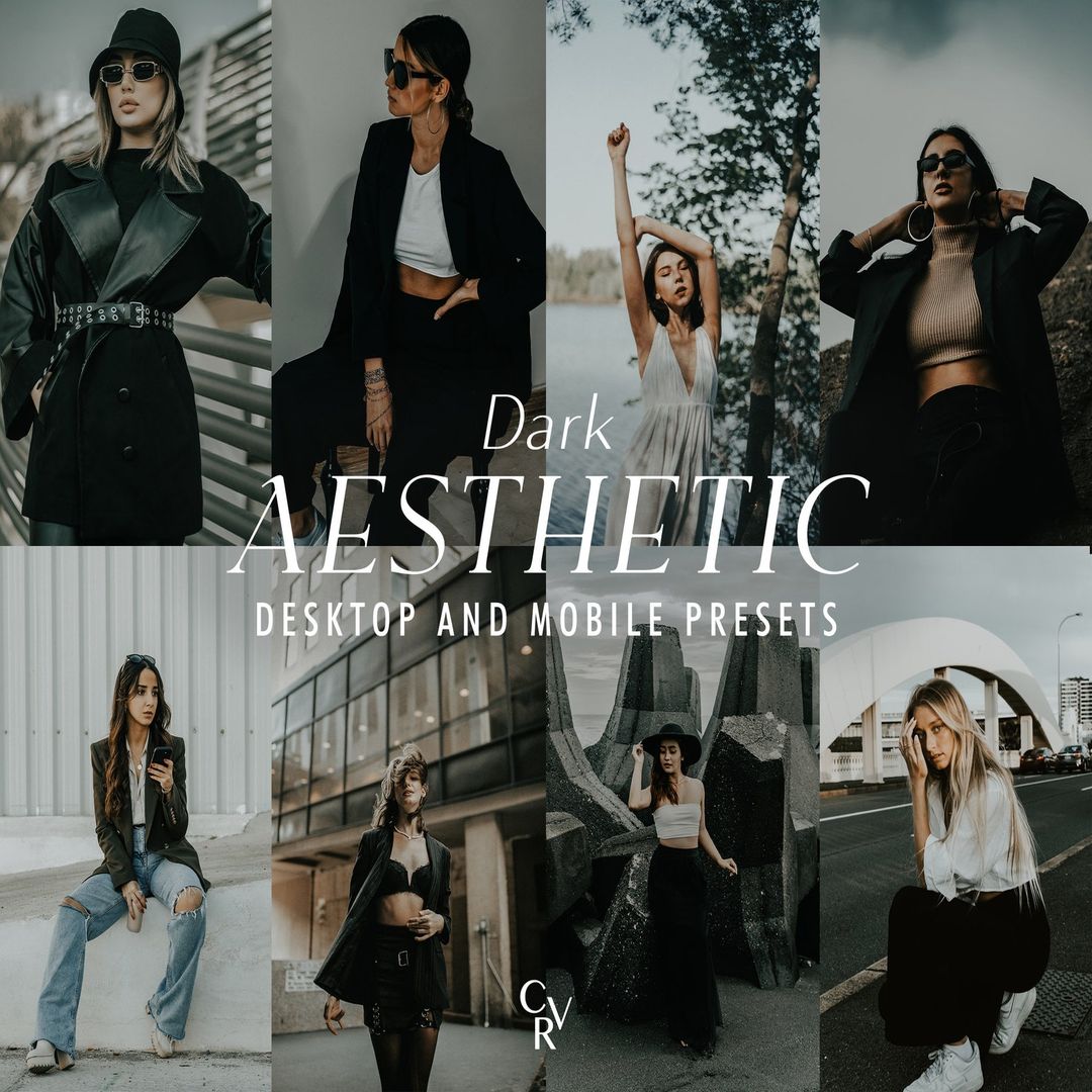 10 Dark Aesthetic Lightroom Presets. Desktop And Mobile. 10 | Inspire ...