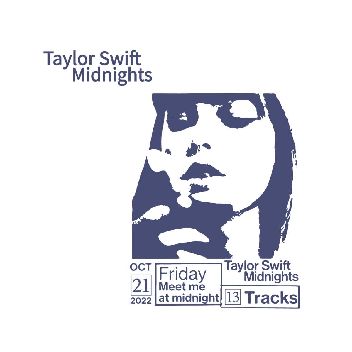 Midnights Album SVG Swift Midnight Merch SVG Cutting Files | Inspire Uplift