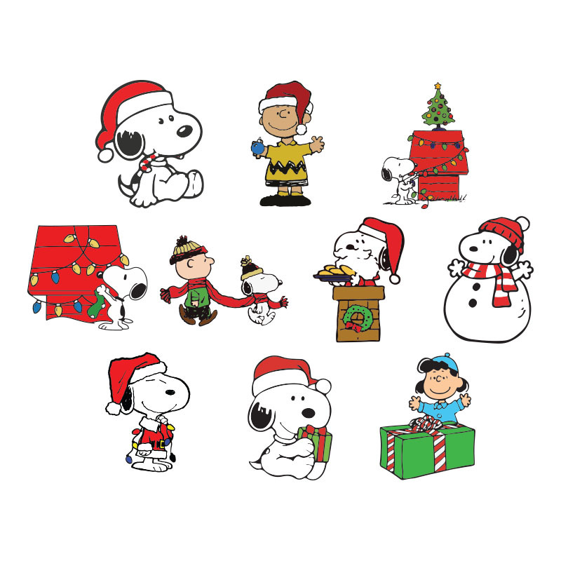 Snoopy Christmas svg, Snoopy bundle svg | Inspire Uplift
