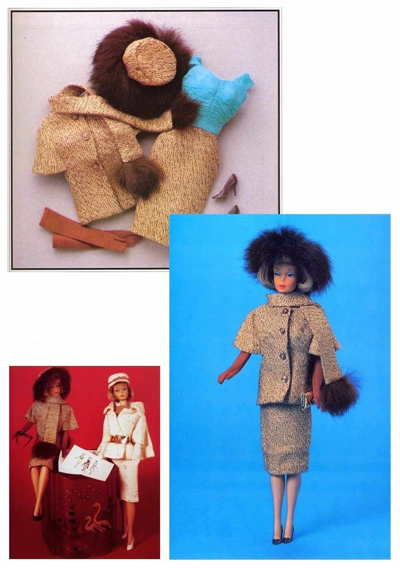 Barbie jacket pattern, hat pattern Barbie purse pattern Barb | Inspire ...