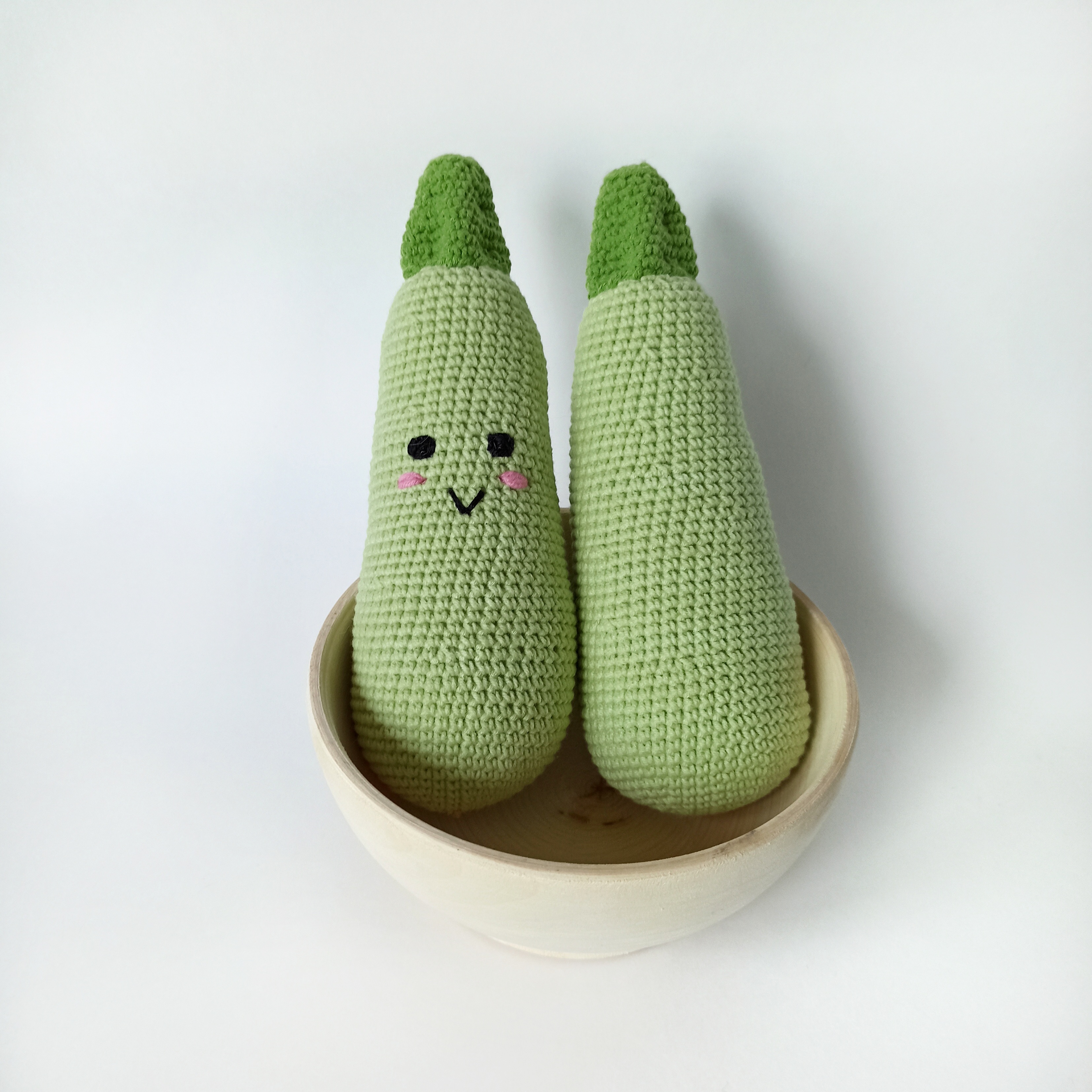 Zucchini decor-1pcs, zucchini toy, zucchini kawaii, amigurum | Inspire ...