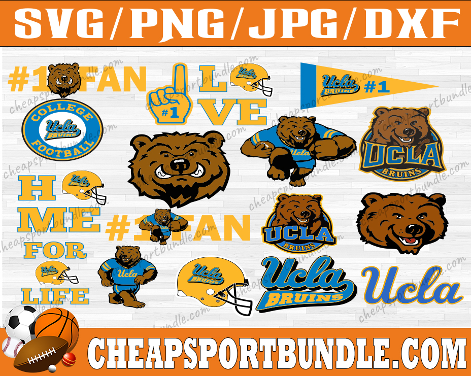 Bundle 17 Files UCLA Bruins Nation Football Team svg, UCLA B | Inspire ...