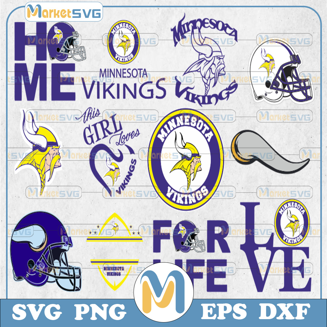 12 Files Minnesota Vikings Football team Svg, Minnesota Viki - Inspire ...