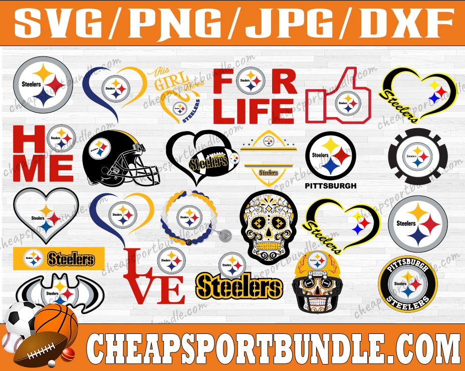 Bundle 24 Files Pittsburgh Steelers Football team Svg, Pitts | Inspire ...