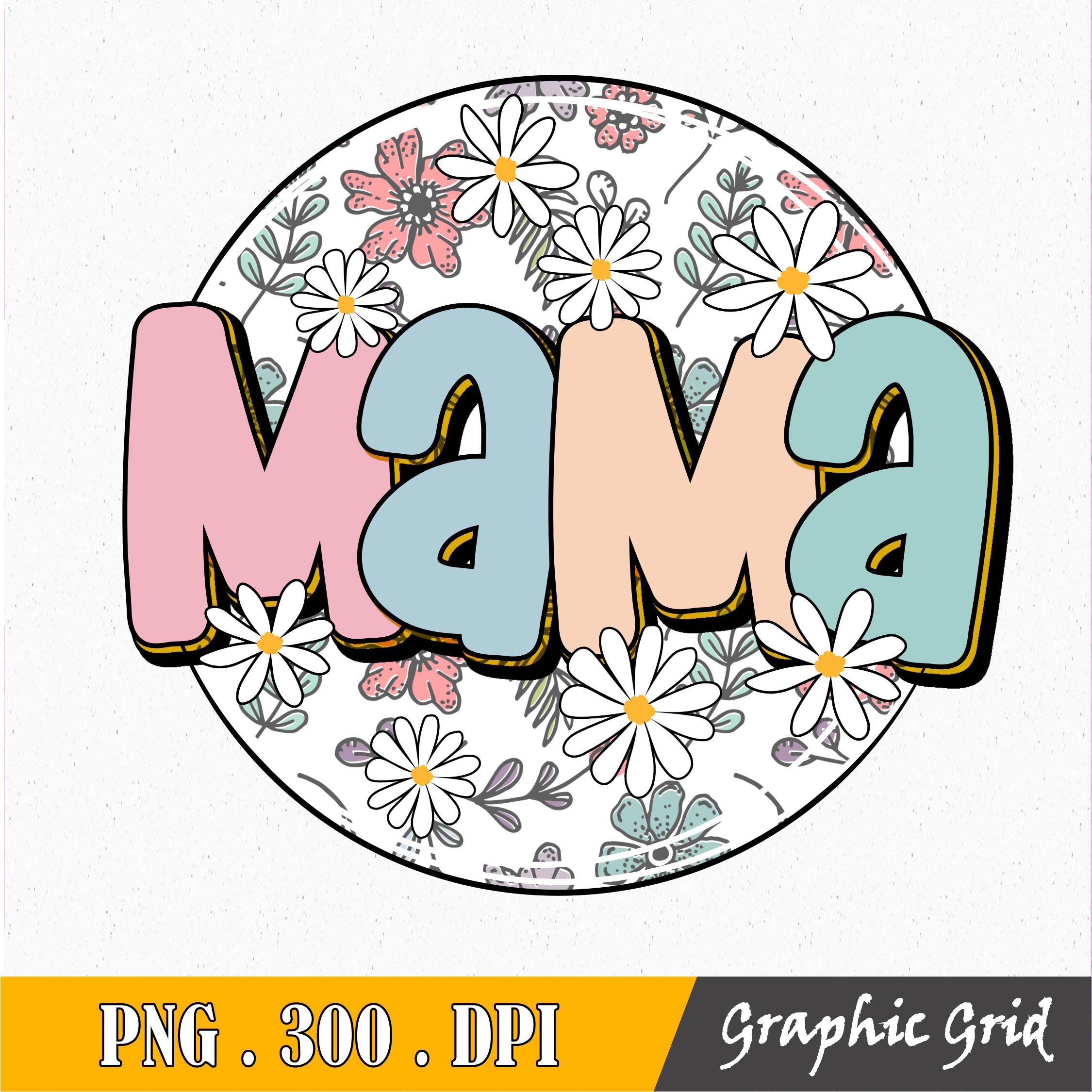 Mama PNG, Mother's Day Sublimation png, retro mama png, Moth | Inspire ...
