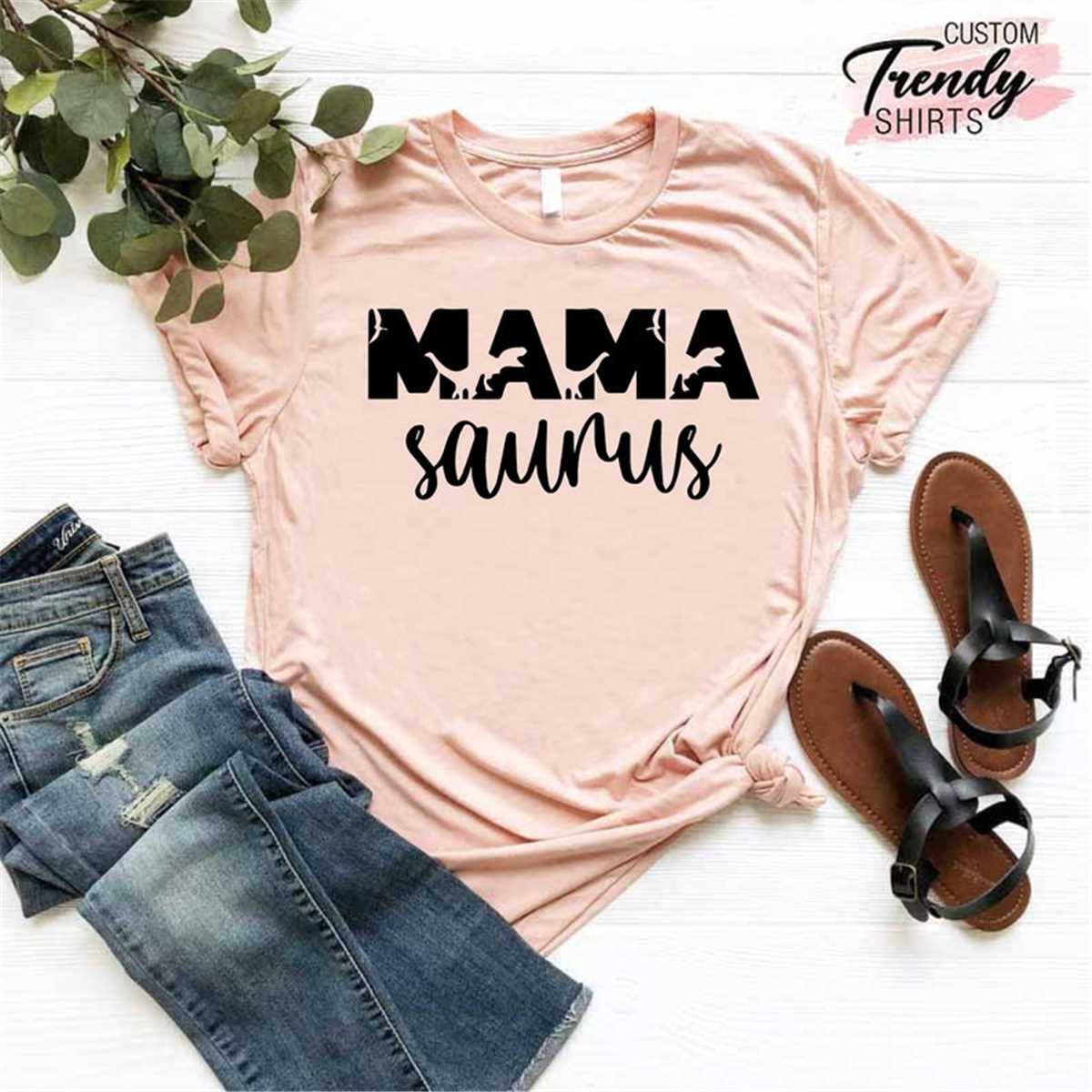 Mama Saurus Shirt, Dinosaur Family Shirts, Mom Birthday Gift | Inspire ...