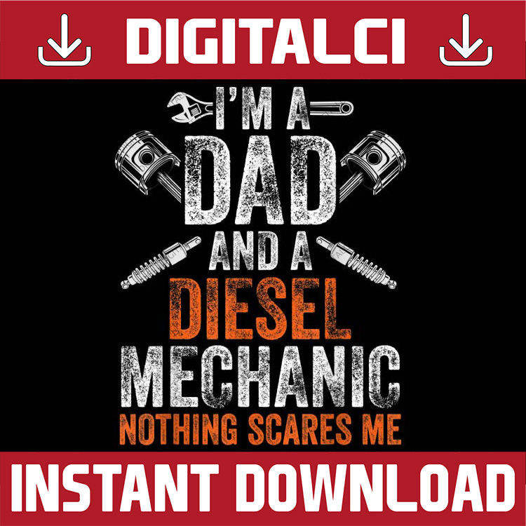Diesel Mechanic Dad Father's Day Halloween Best Dad Daddy Fa - Inspire ...
